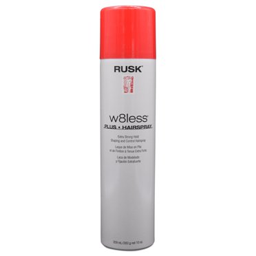 Rusk W8Less Plus Extra Strong Hold Hairspray, Versatile Design Tool ...