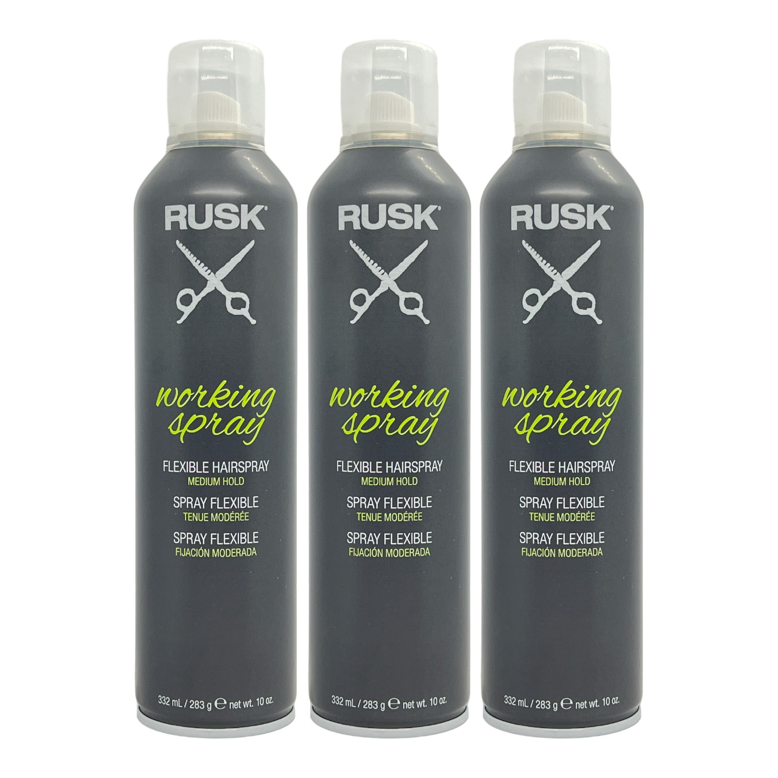 Rusk Hair Shine Spray, Flexible Medium Hold, Finishing, 10 Oz (Pack of ...