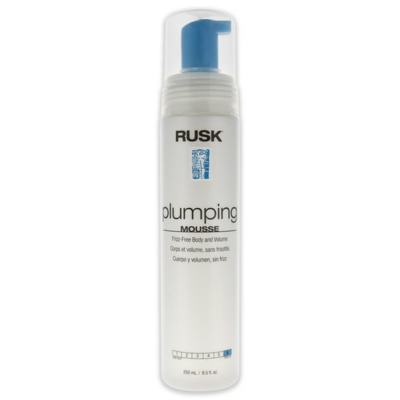 Rusk Thick Smoothing Styling Plumping Mousse, Frizz-Free Body and ...