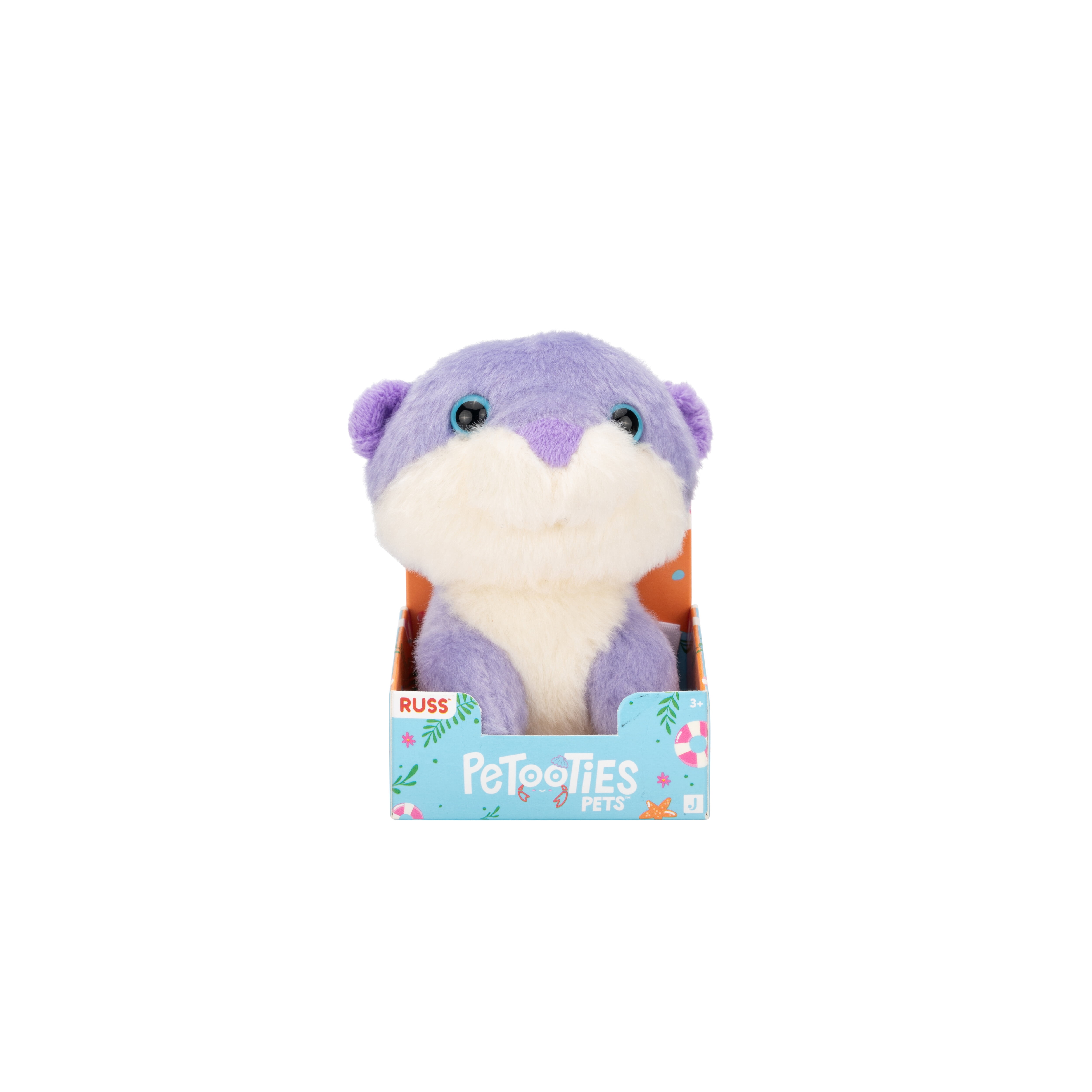 Russ Plush 4-inch Purple Otter Stuffed Animal Toy - Walmart.com