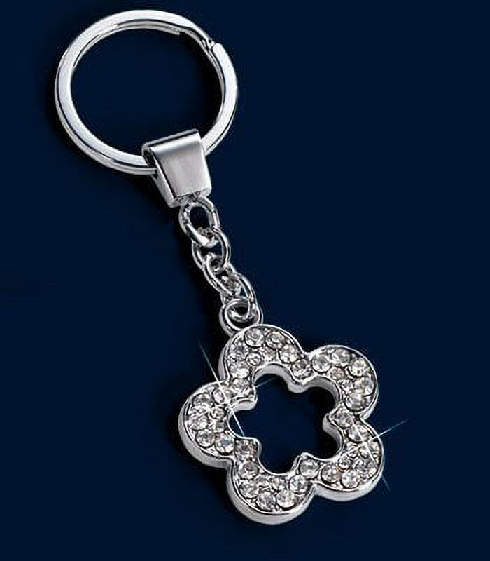 Russ Berrie Flower Crystal Key Ring #93366 - Walmart.com