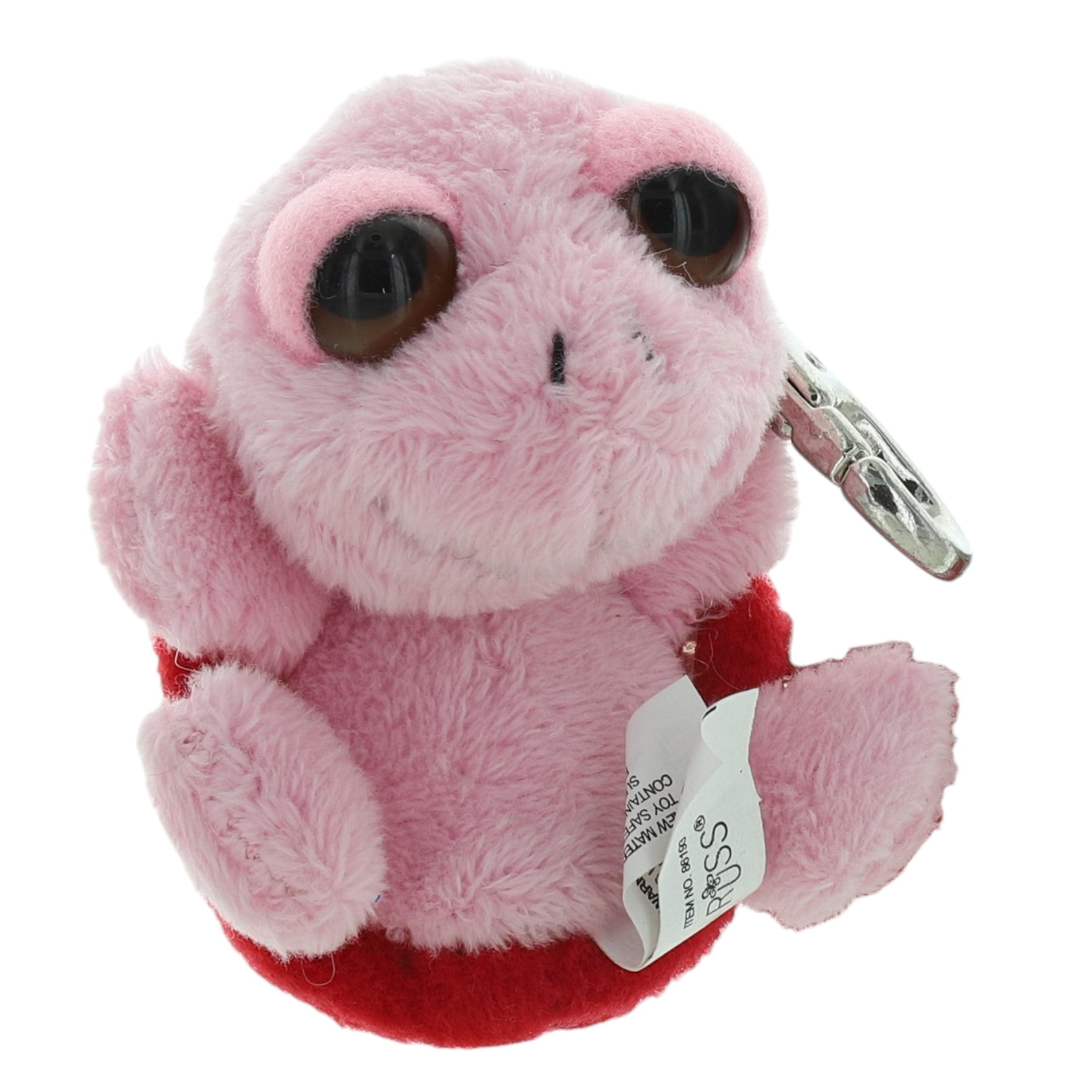 Russ Berrie Li'l Peepers Plush Pink Turtle Keychain/Backpack Clip (3 ...