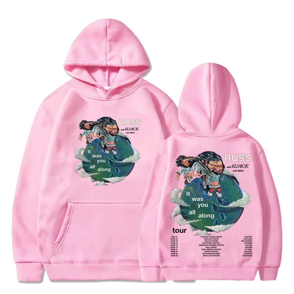 Russ It Was You All Along Tour 2024 Hoodie Cosplay Sweatshirt Unisex ...