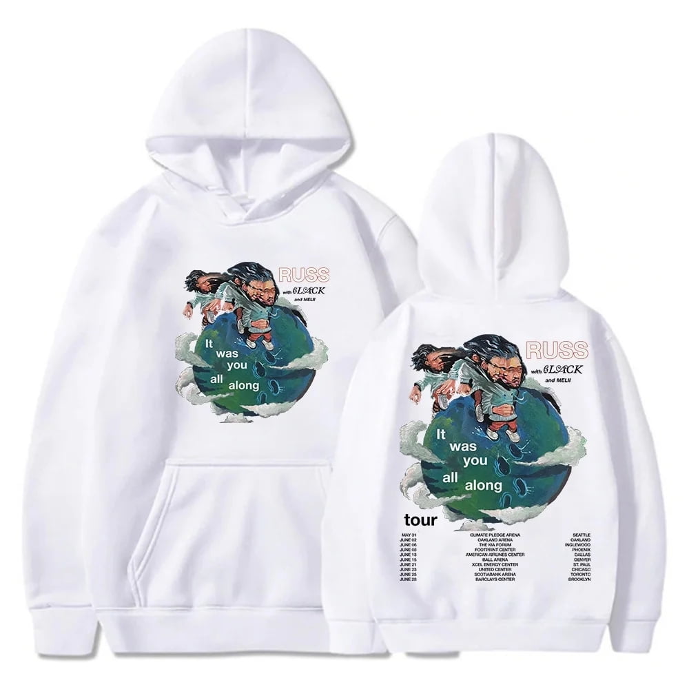 Russ It Was You All Along Tour 2024 Hoodie Cosplay Sweatshirt Unisex ...