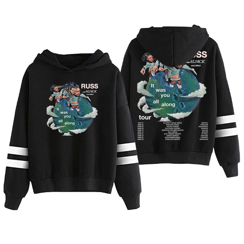 Russ It Was You All Along Tour 2024 Hoodie Women Men Pocketless ...