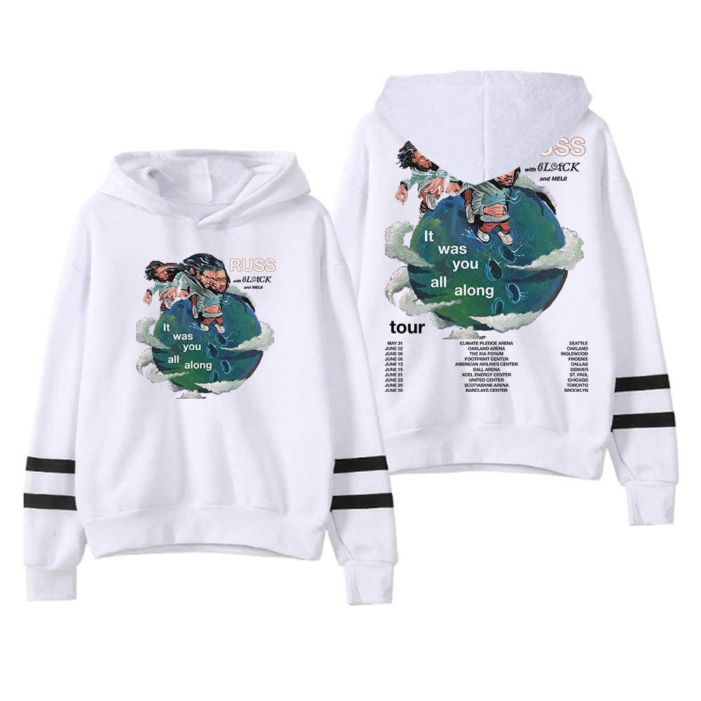 Russ It Was You All Along Tour 2024 Hoodie Women Men Pocketless ...