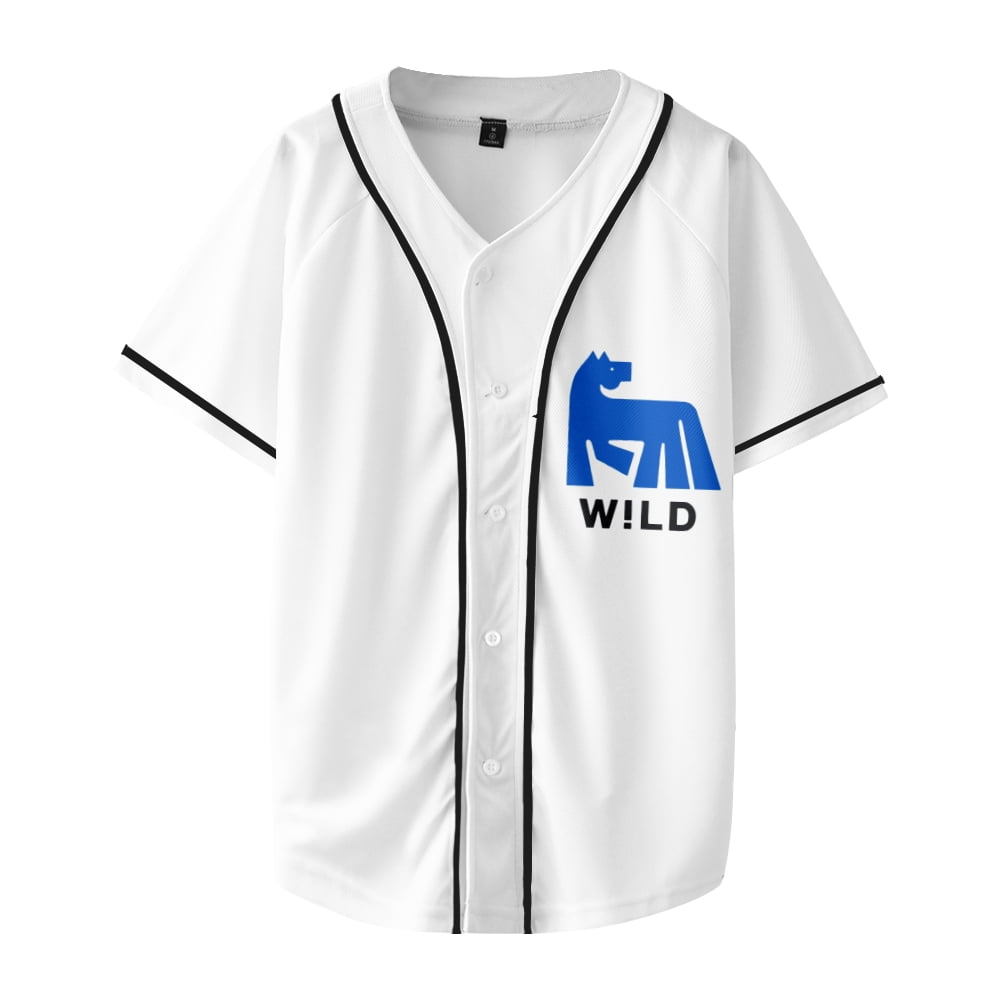 Russ Merch Into The W!LD Tour 2025 Classic Men Baseball Jersey Button ...