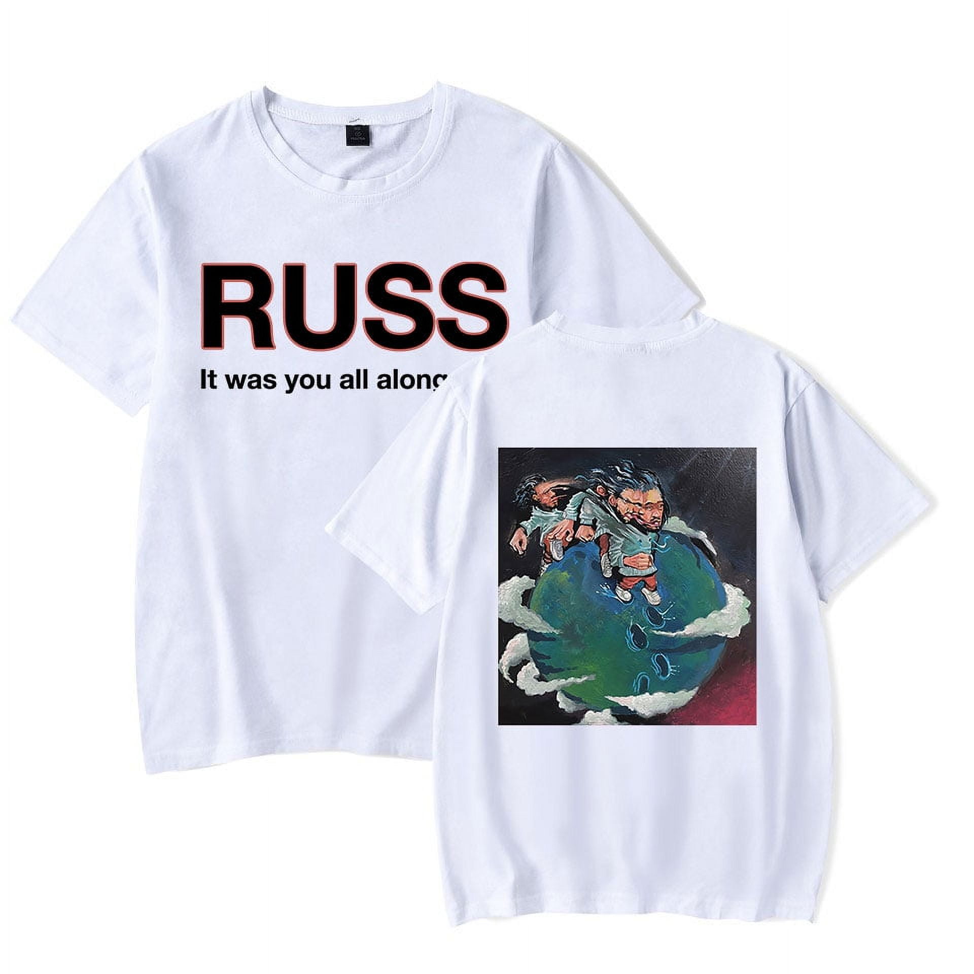 Russ Rapper It Was You All Along Tour 2024 T-shirt Women Men Vintage ...