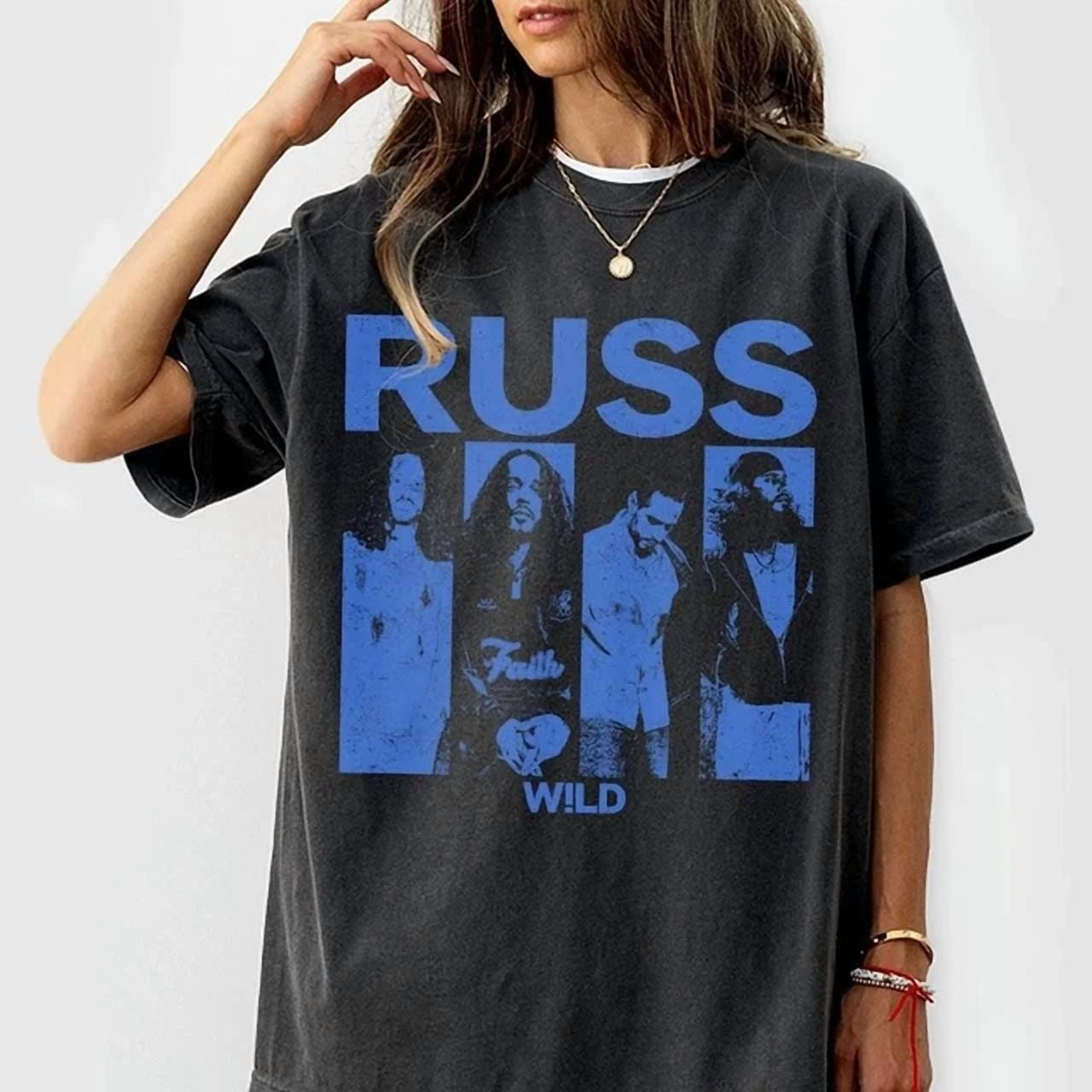 Russ Rapper Tour 2025 Vintage Music Shirt T-shirt - Walmart.com