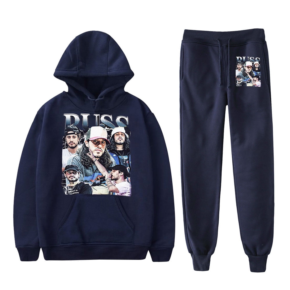 Russ Tour 2025 Merch Hoodie and SWEATPANTS set pop print Unisex Casual ...