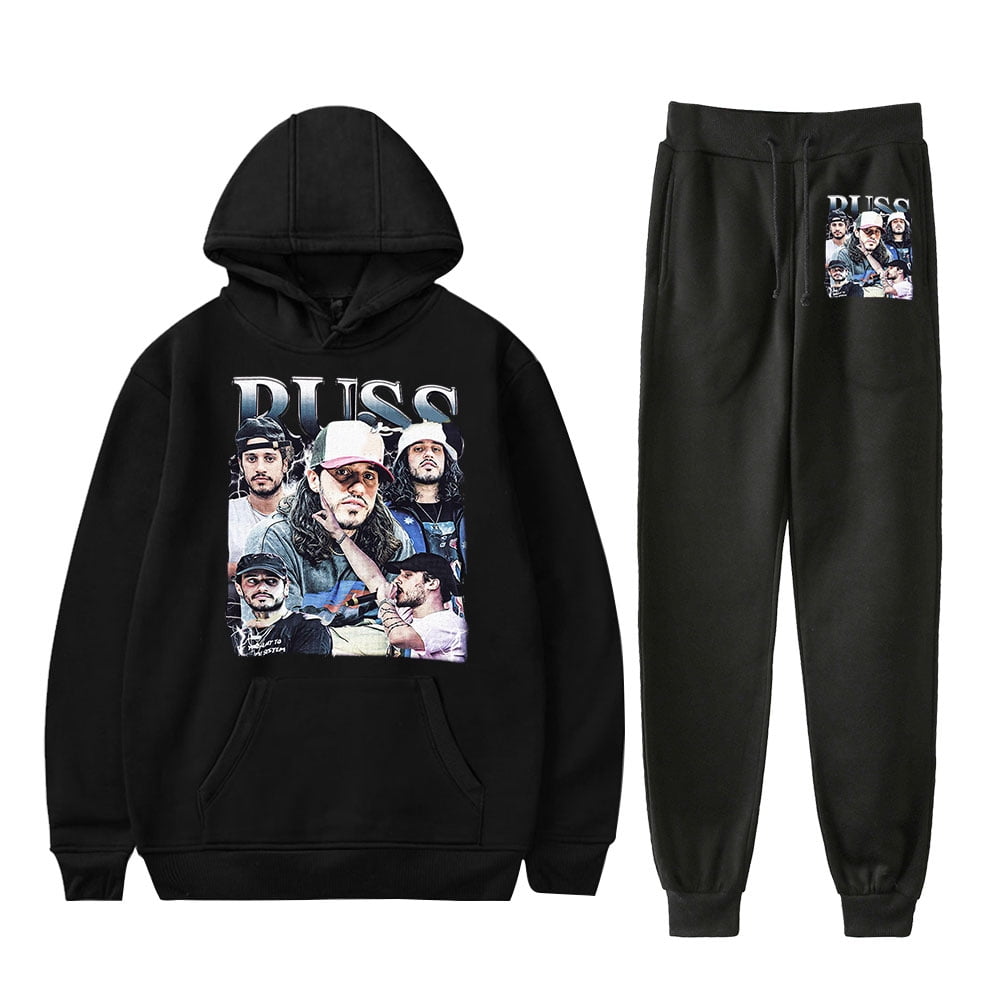 Russ Tour 2025 Merch Hoodie and SWEATPANTS set pop print Unisex Casual ...