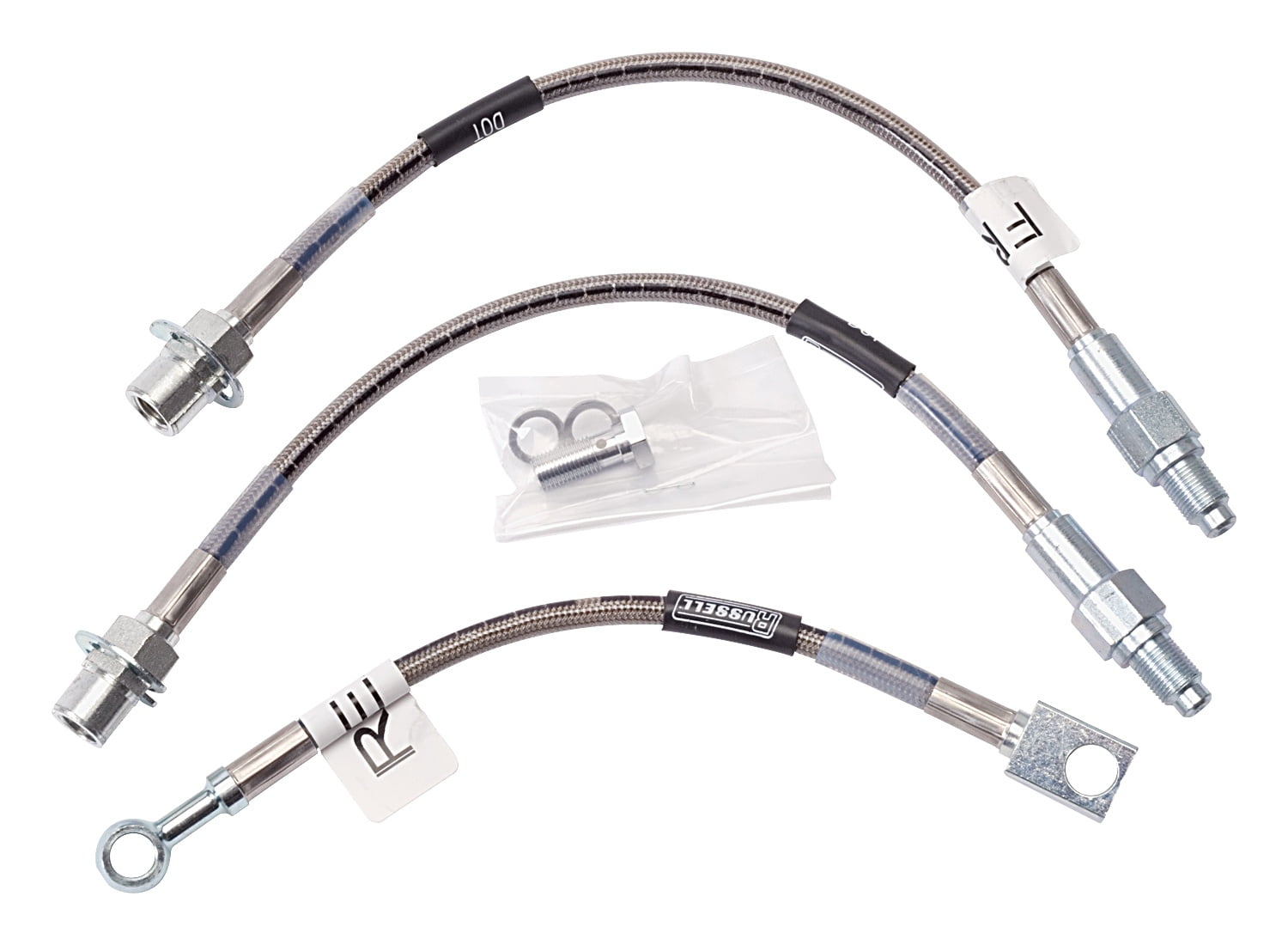 Russell 693000 Brake Hose Kit Fits select: 1979-1981,1983-1986 FORD ...