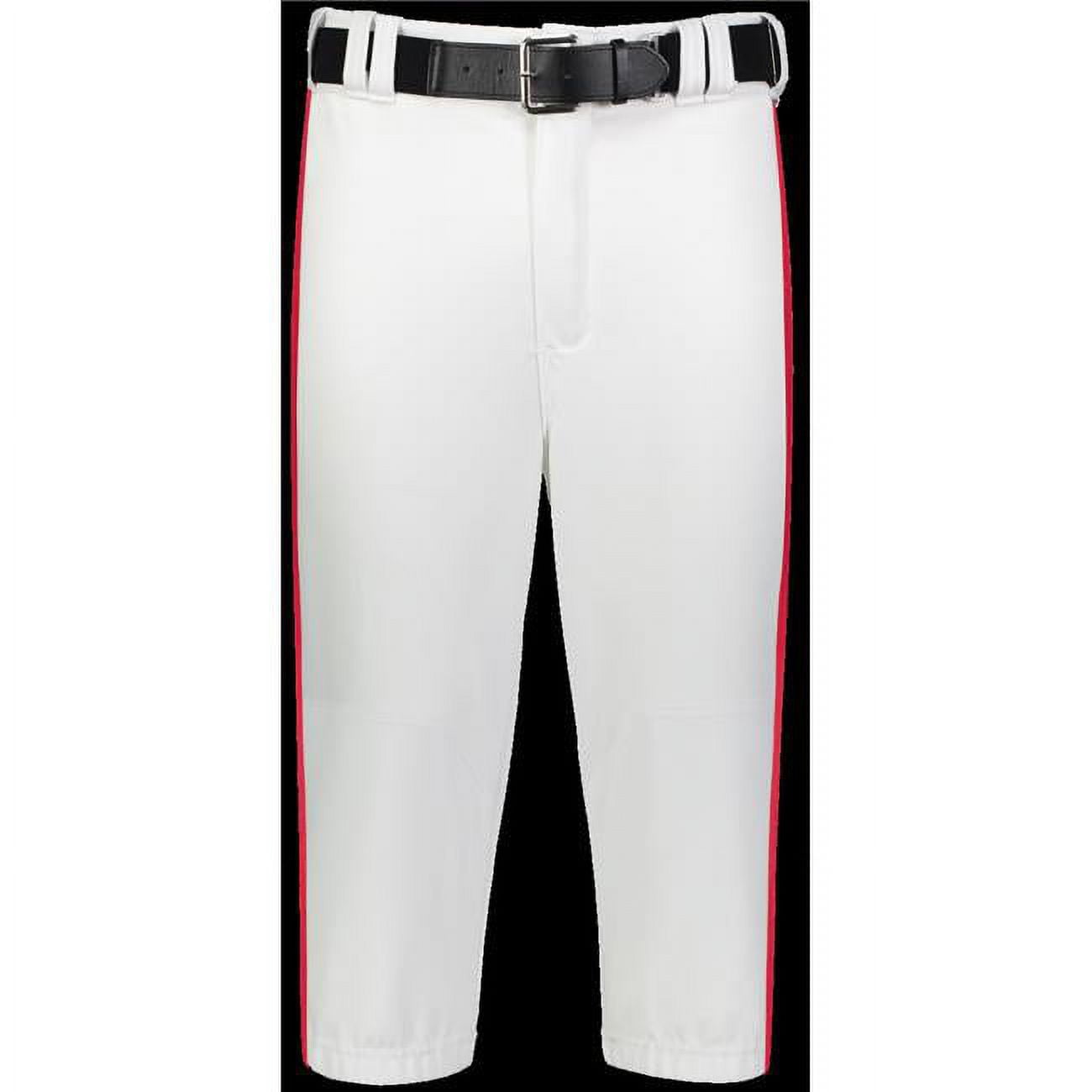 Russell Adult Piped Diamond Series Knicker 2.0 Pant, White & True Red ...