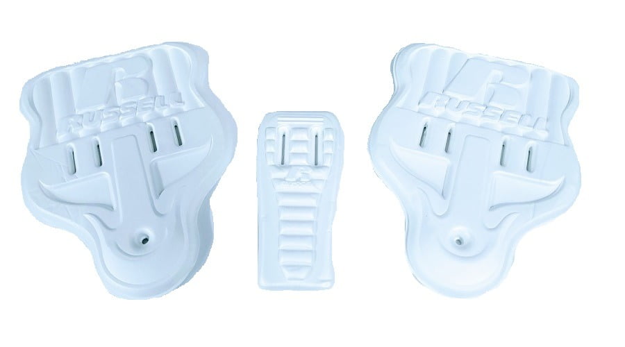 Russell Athletic 3-Piece ADULT Slotted Hip/Tail Football Pad Set, 2 Hip ...
