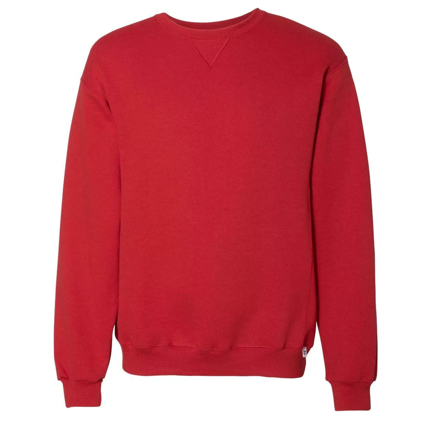 Russell Athletic 82RNSM Unisex Cotton Classic Crew Sweatshirt-True Red ...