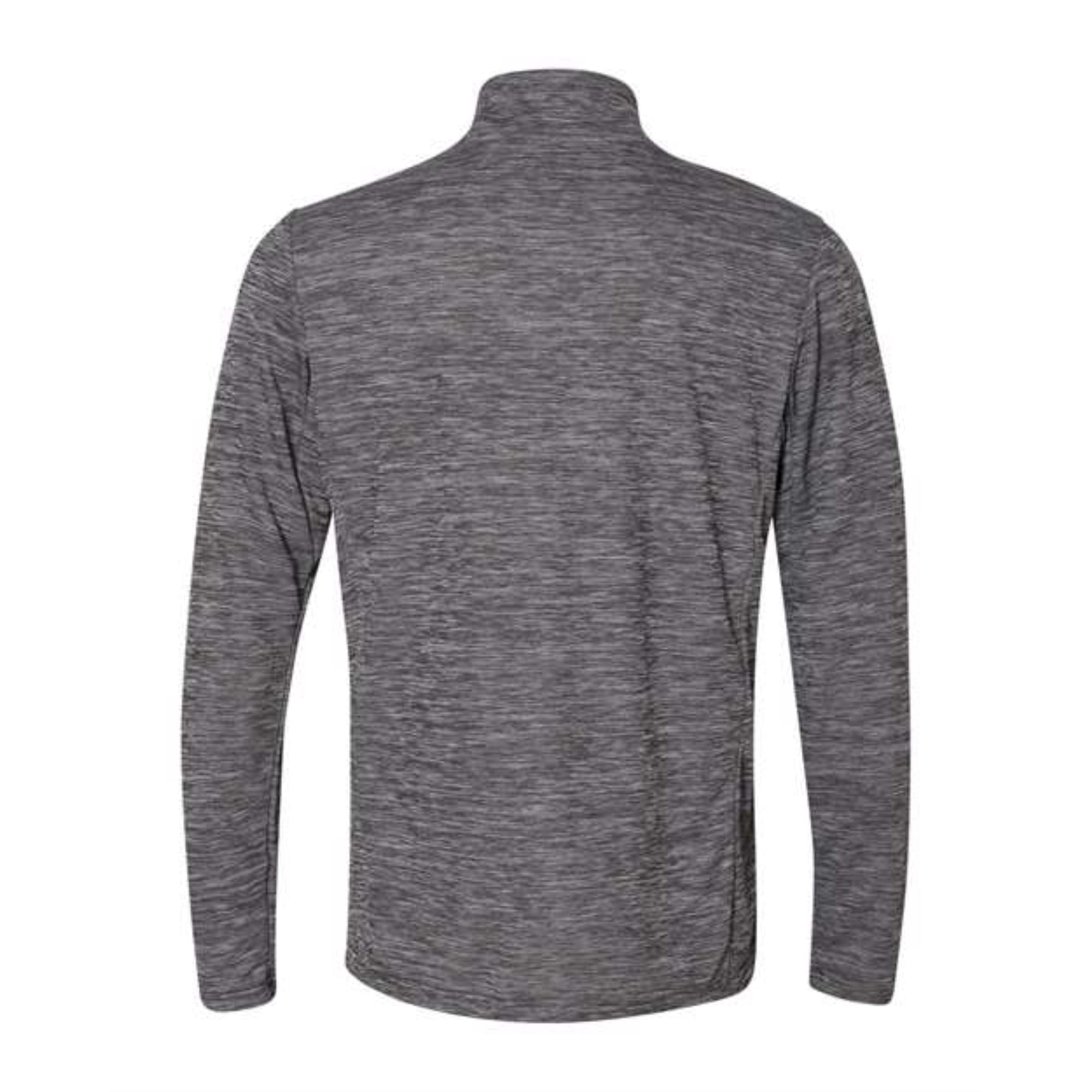 Russell Athletic B63634502 Striated Quarter-Zip Pullover, Black - Extra ...