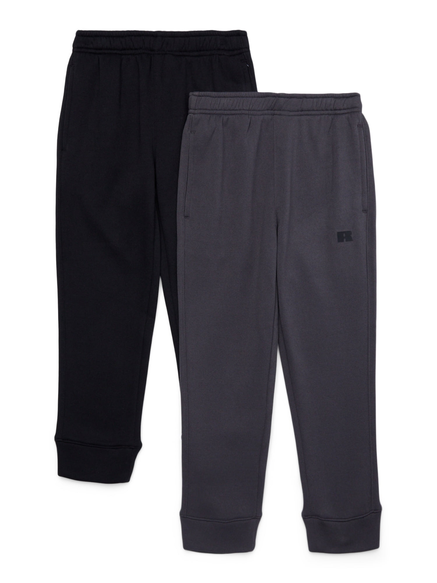 Russell Athletic Boy's Fleece Sweatpants, 2-Pack, Sizes 4-18 & Husky ...