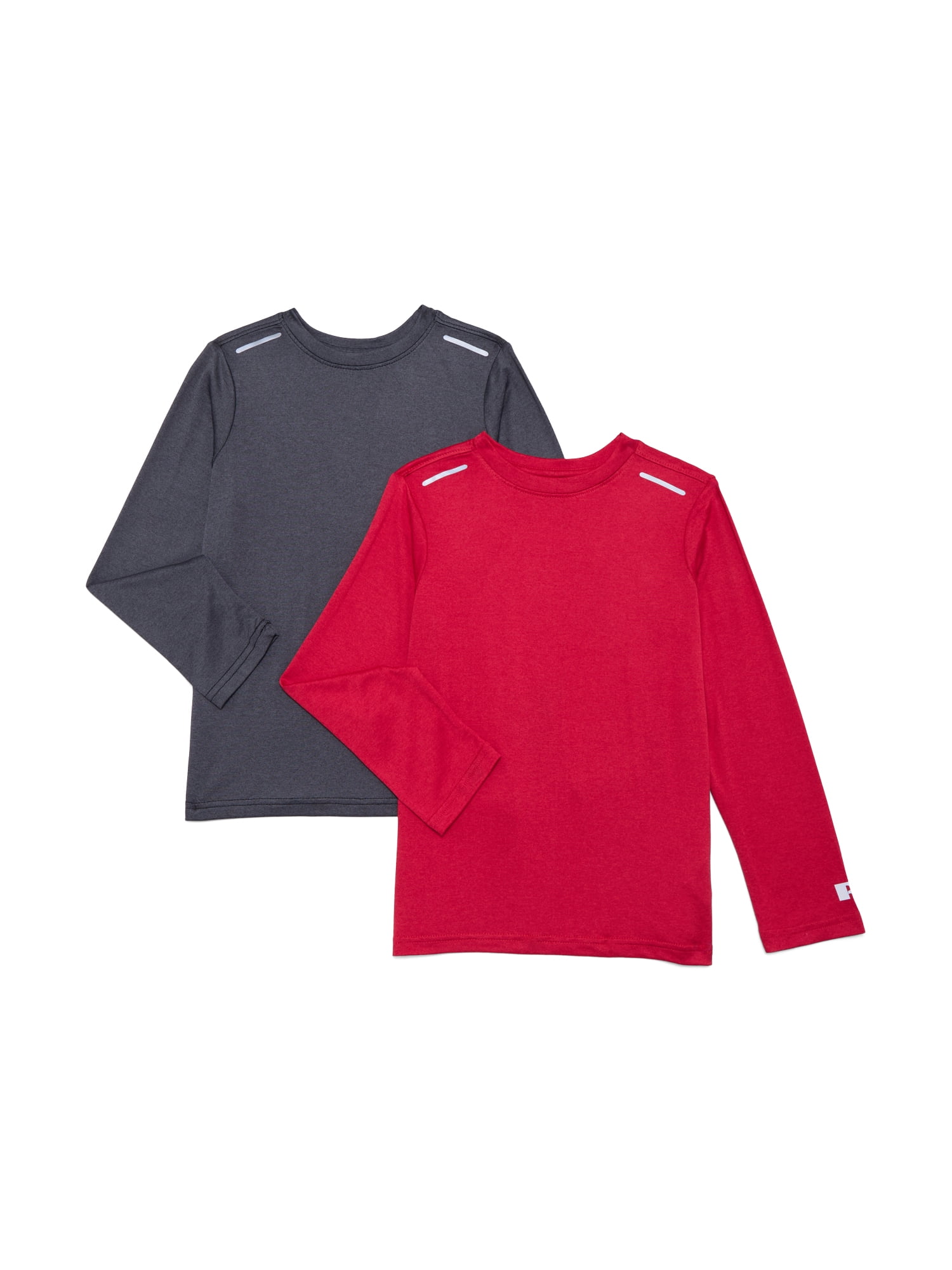 Russell Athletic Boy's Performance Tee with Long Sleeves, 2-Pack, Sizes ...