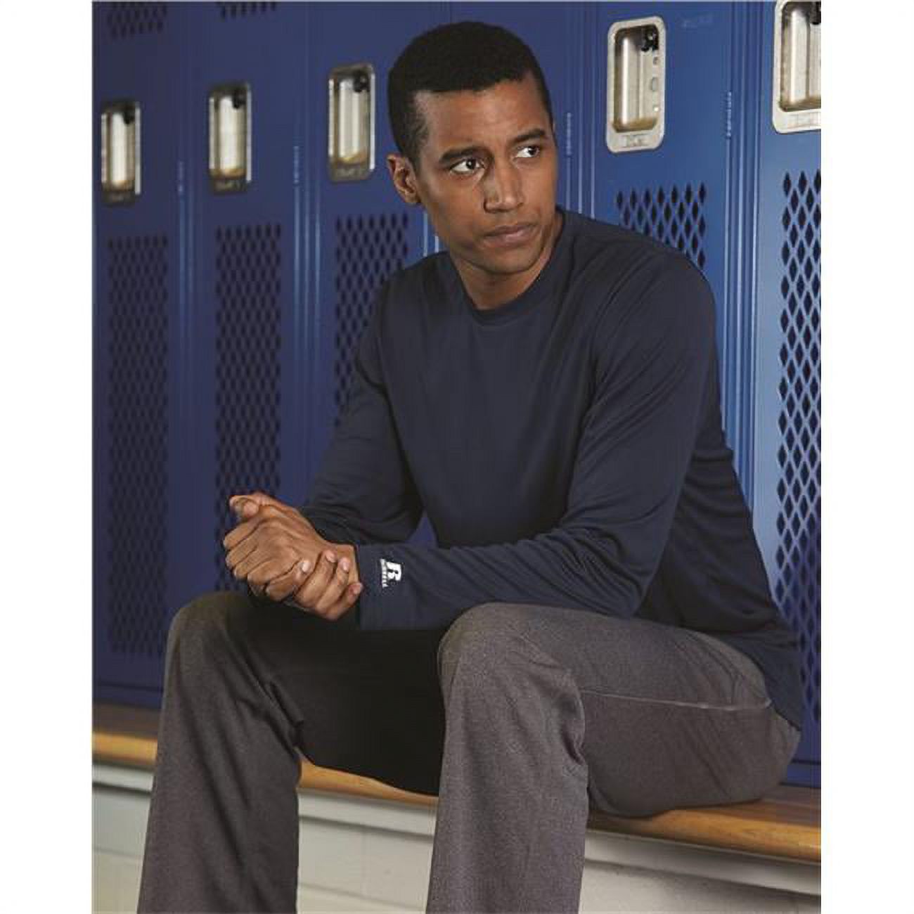 Russell Athletic Core Performance Long Sleeve T-Shirt, Royal - 4XL ...