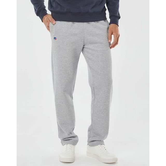 Russell Athletic Cotton Rich Open Bottom Sweatpants for Men - Walmart.com