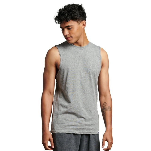 Russell Athletic Men's Cotton Performance Muscle Tank Top - Walmart.com
