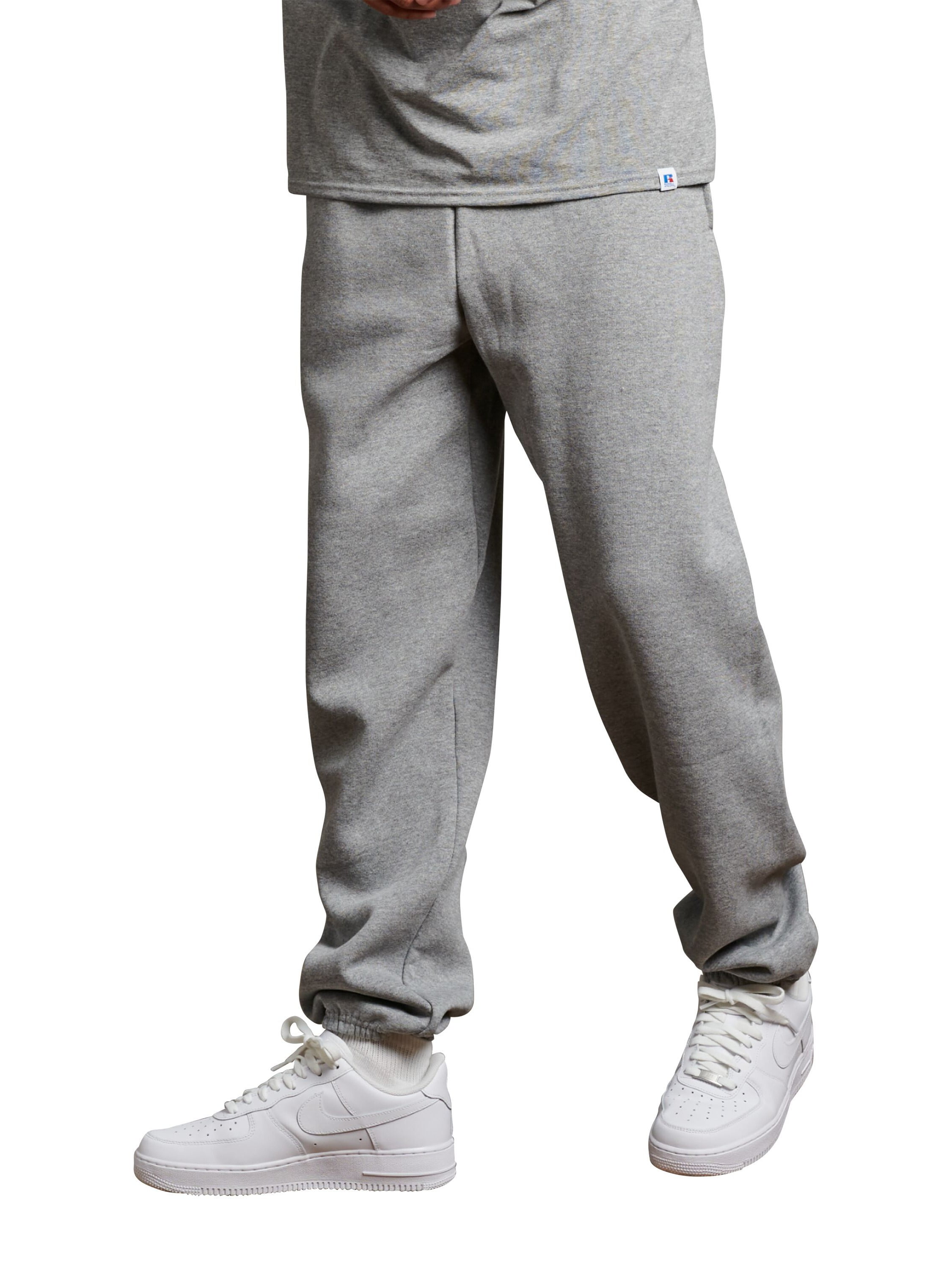Russell Athletic Men's and Big Men's Dri-Power Fleece Elastic Bottom ...