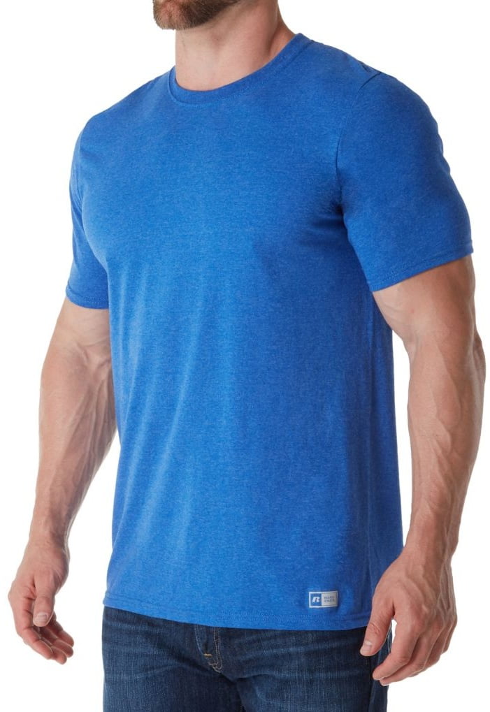 Russell Athletic Men's Essential Cotton Performance Tee with Dri-Power ...