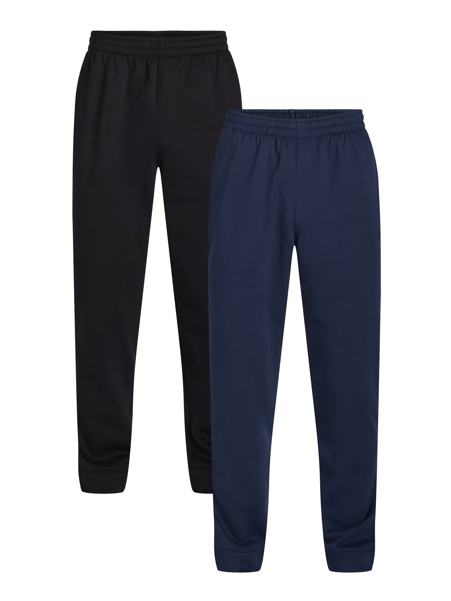 Russell Athletic Men's Fleece Joggers 2-Pack, Polyester, Lightweight ...
