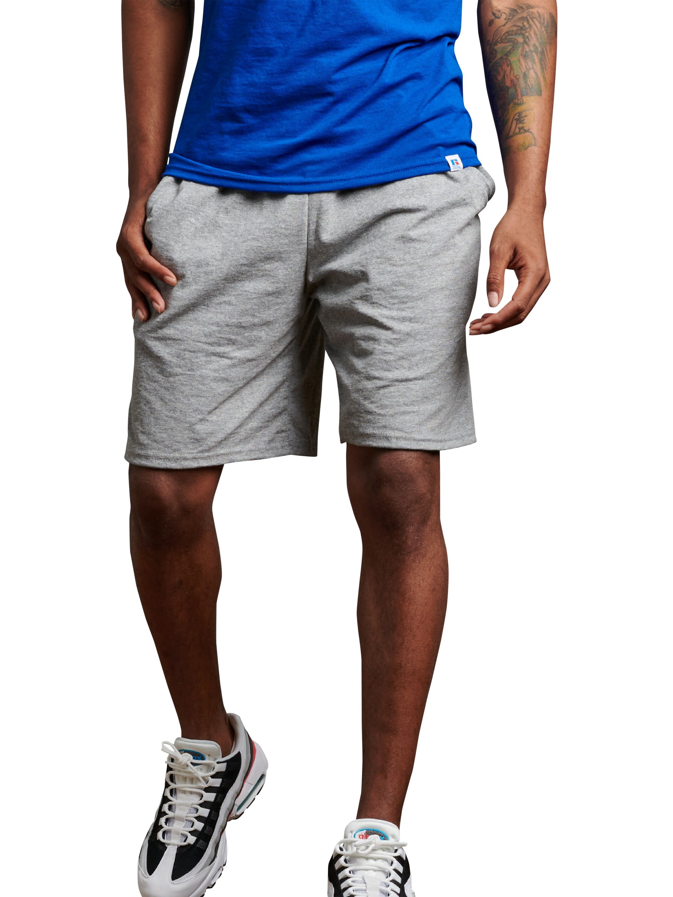 Russell Athletic, Men's Cotton Shorts, 9-10 inch, Sizes S-4XL - Walmart.com