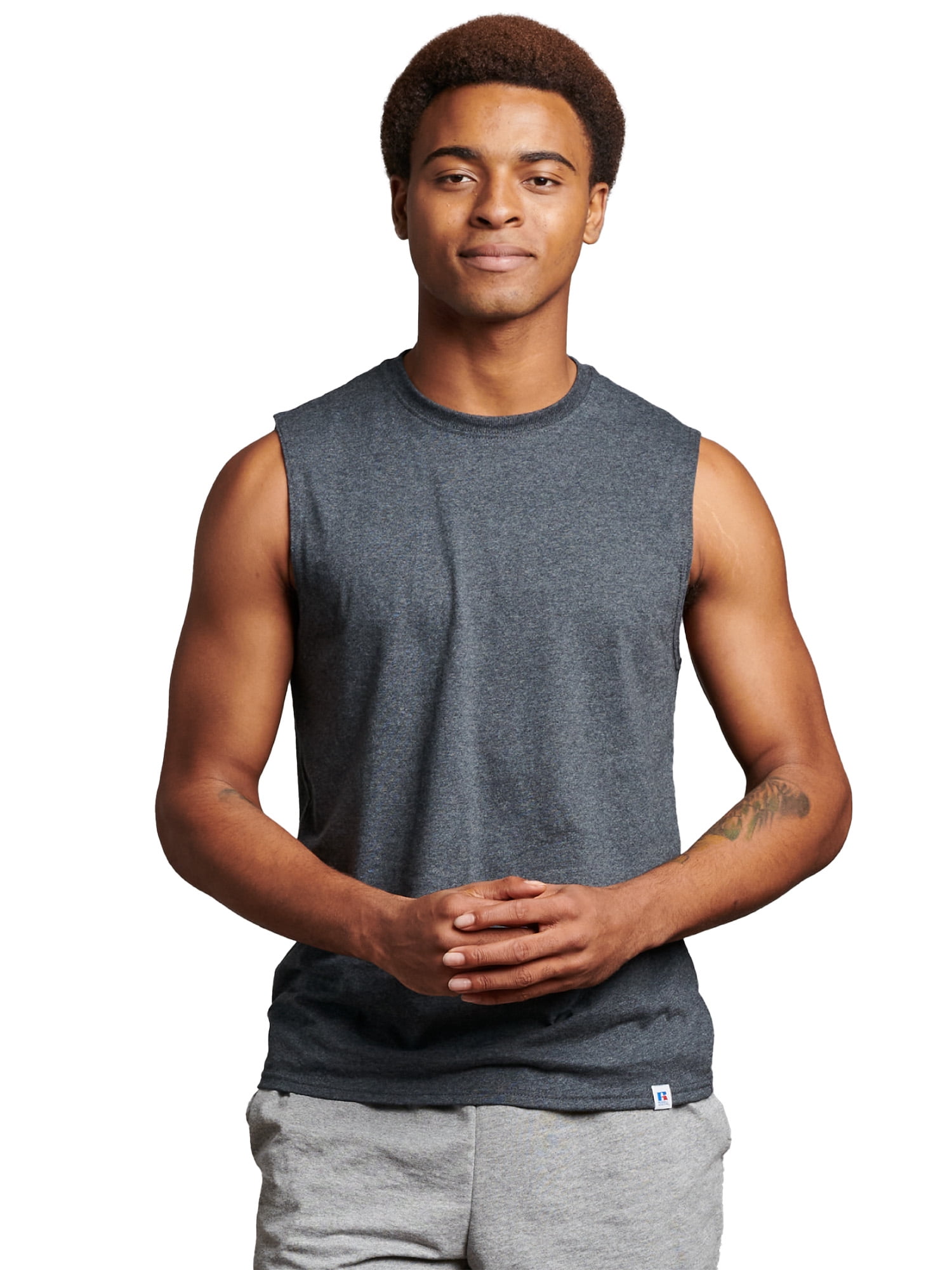 Russell Athletic Men's and Big Men's Dri-Power Cotton Performance ...