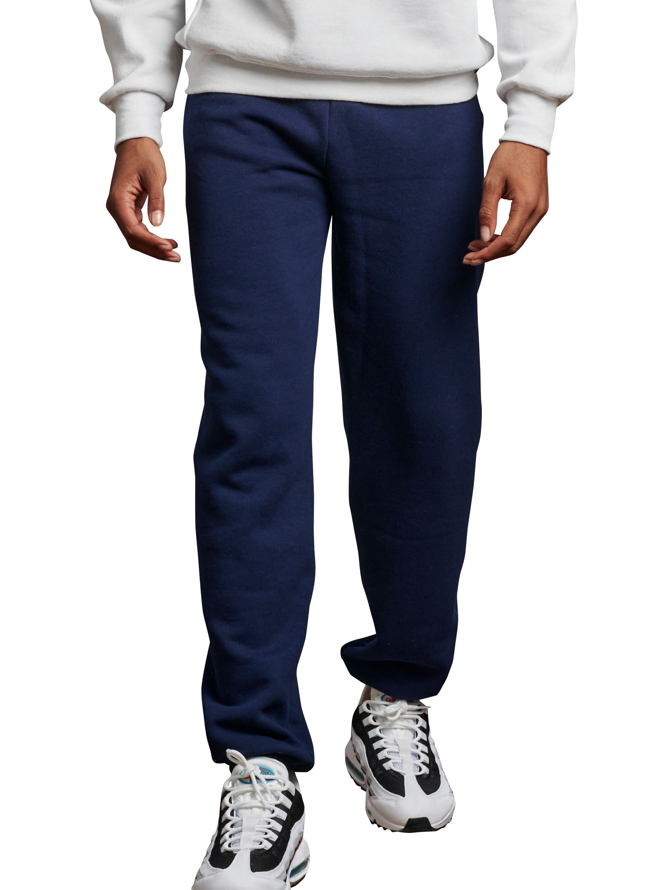 Russell Athletic Men's and Big Men's Dri-Power Fleece Elastic Bottom ...