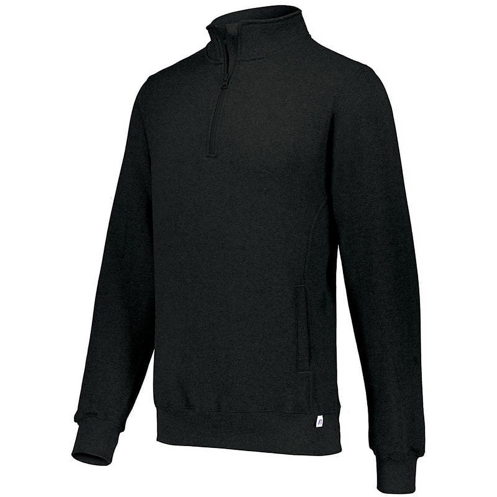 Russell Athletic Men's and Big Men's Dri-Power Fleece Quarter Zip ...