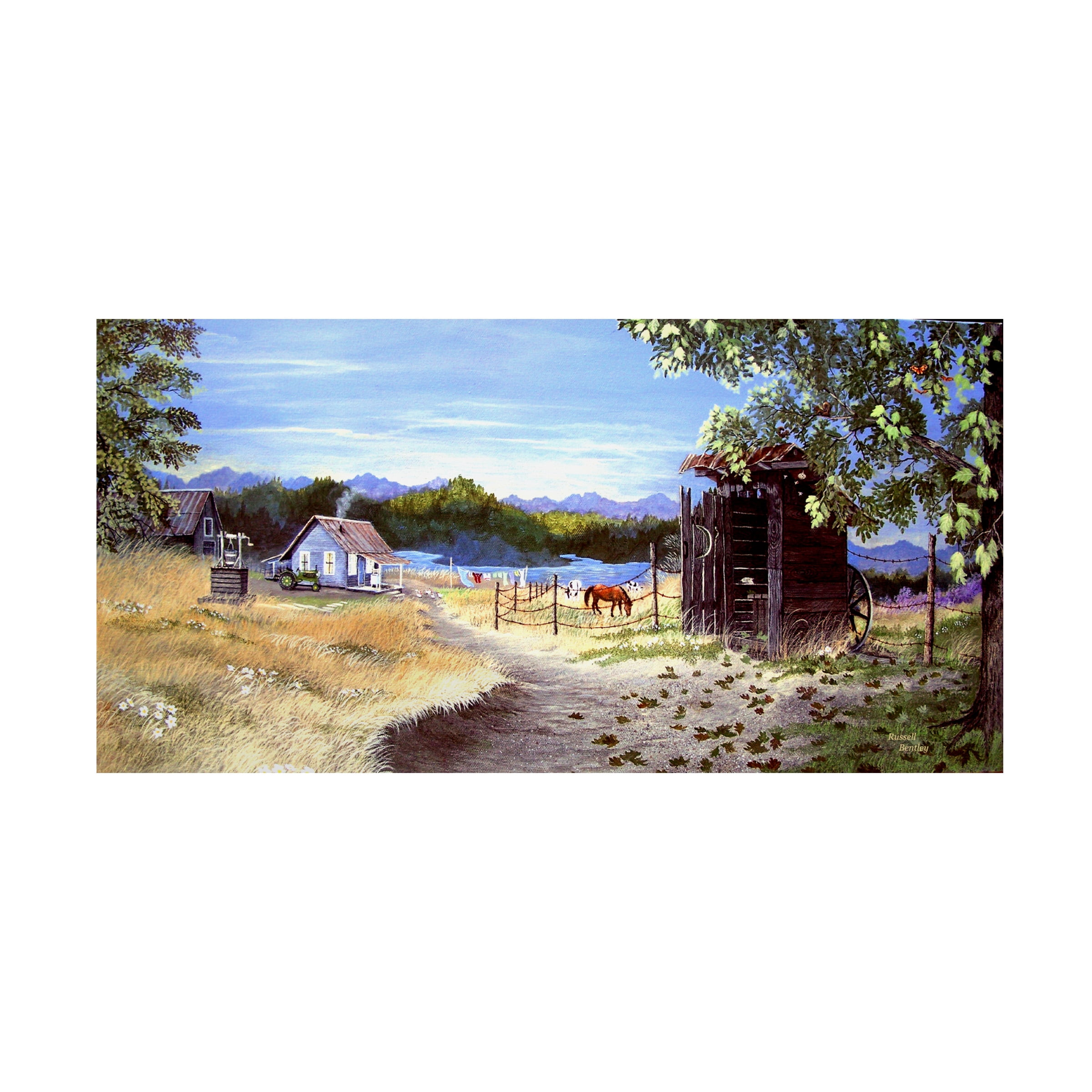 Russell Bentley 'Open House' Canvas Art - Walmart.com