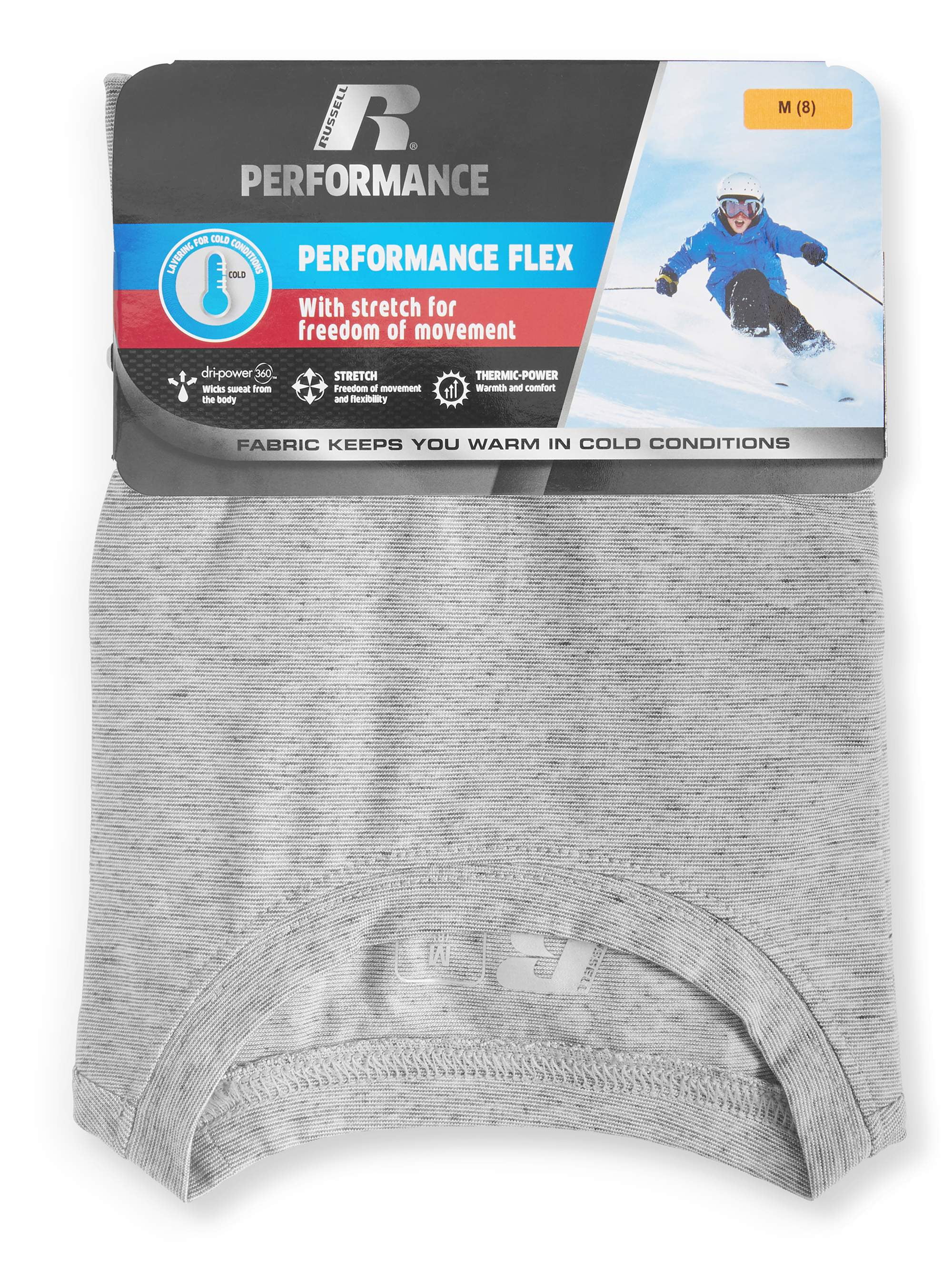 Russell Boys' Core Performance Stretch Thermal Underwear Set (Little ...