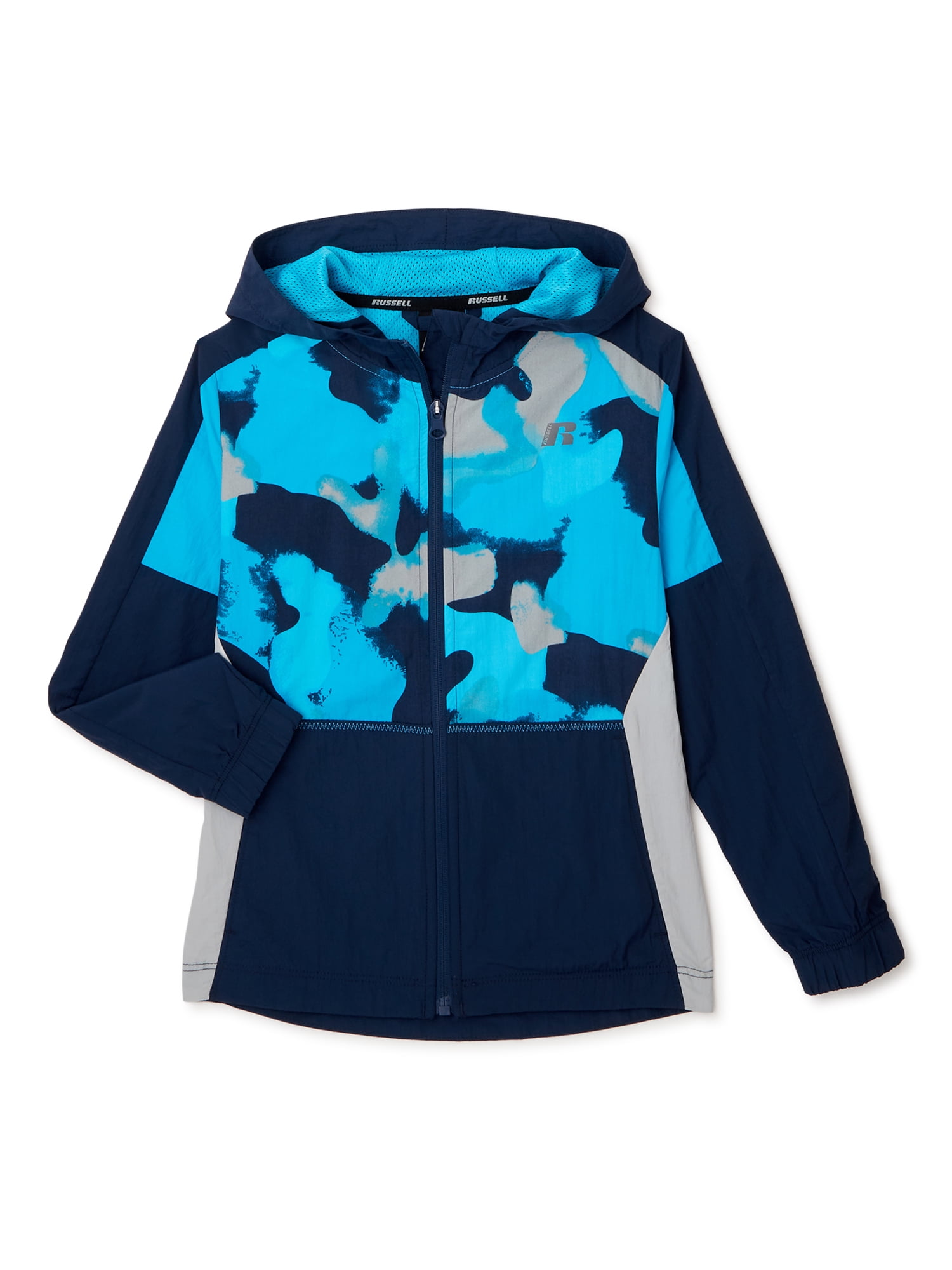 Russell Boys Woven Performance Windbreaker, Sizes 4-18 - Walmart.com
