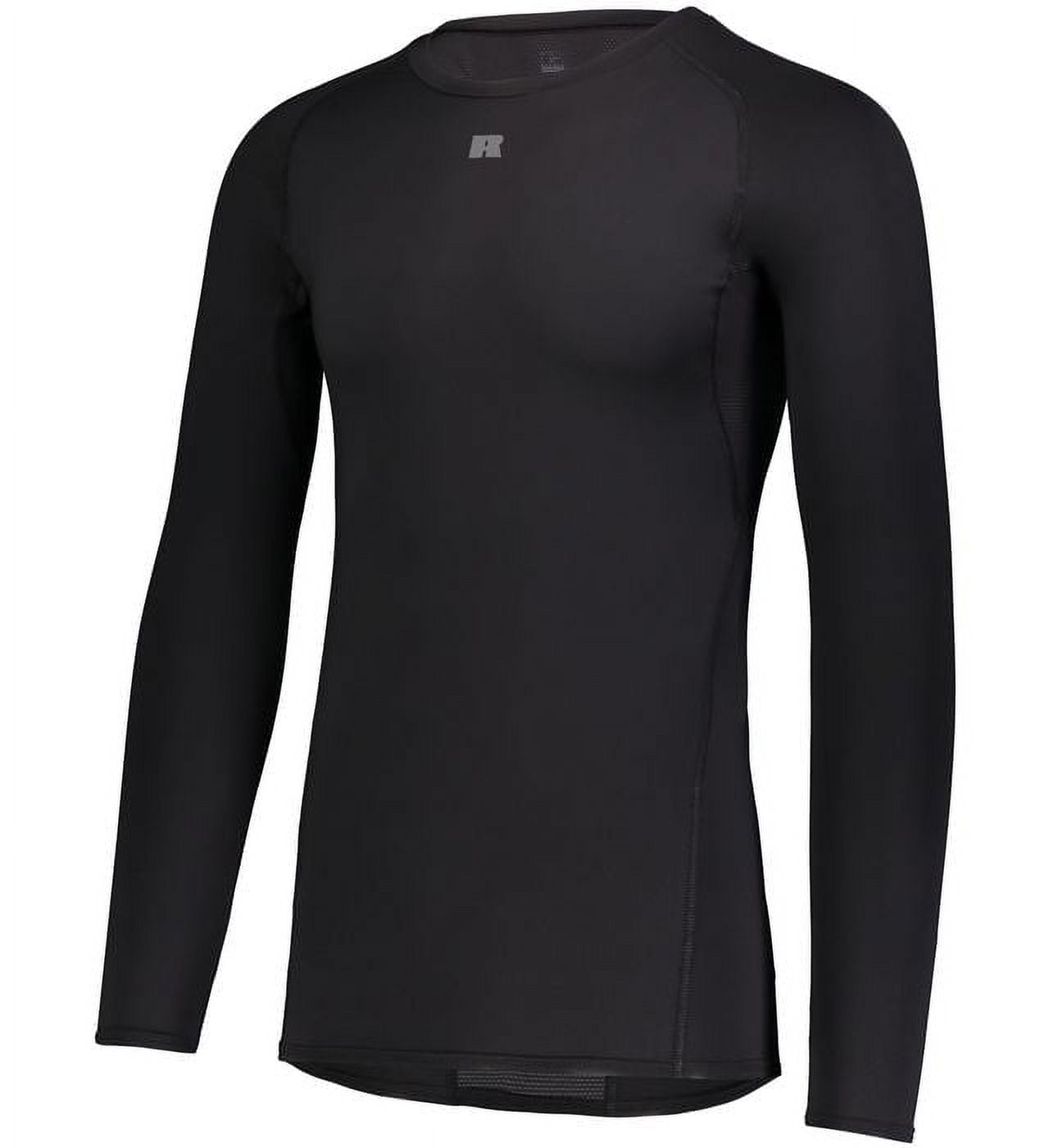 Russell Coolcore Long Sleeve Compression Tee - Walmart Business Supplies