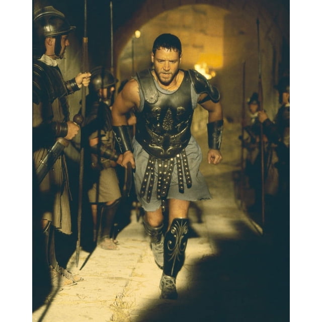 Russell Crowe Gladiator Charging Dramatic 24x36 Classic Hollywood ...