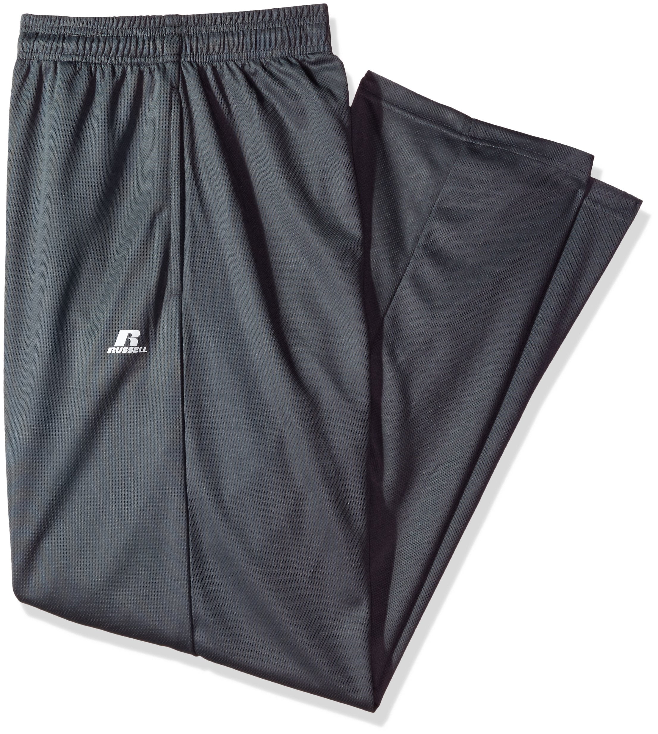 Russell Athletic Polyester Men's Big and Tall Dri-Power Pant, Charcoal ...