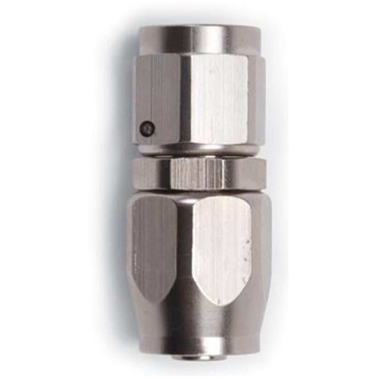 Russell-Edel 610021 Full Flow Straight Silver Hose End Fitting - Silver ...