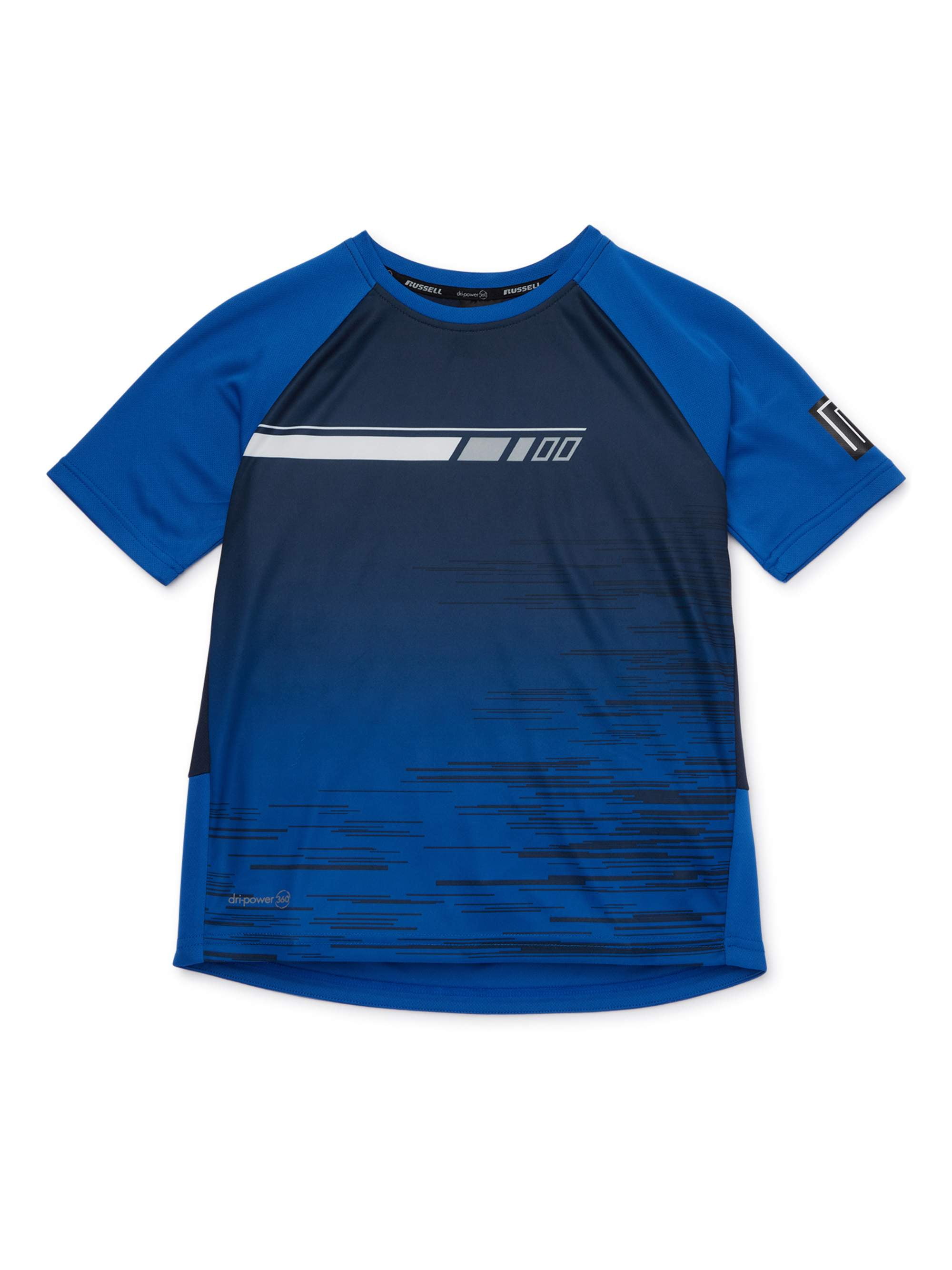 Russell Little Boys & Big Boys Short Sleeve Gradient Tee - Walmart.com