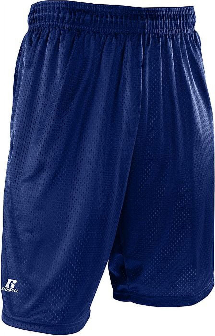 Russell Men's 9" Polyester Tricot Mesh Pocket Short - Walmart.com