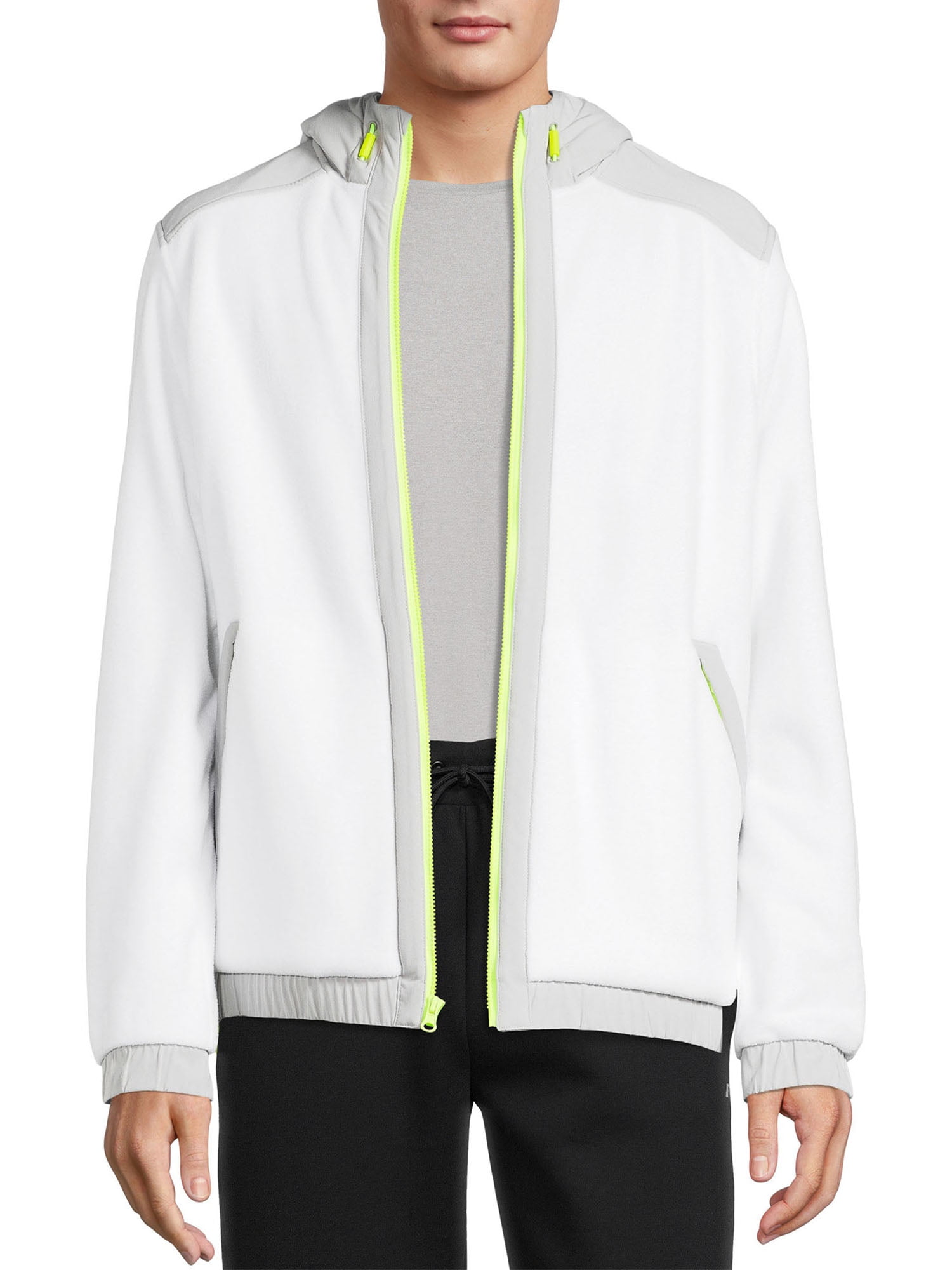 Russell Men's & Big Men's Microfleece Full Zip Jacket, Sizes up to 3XL ...