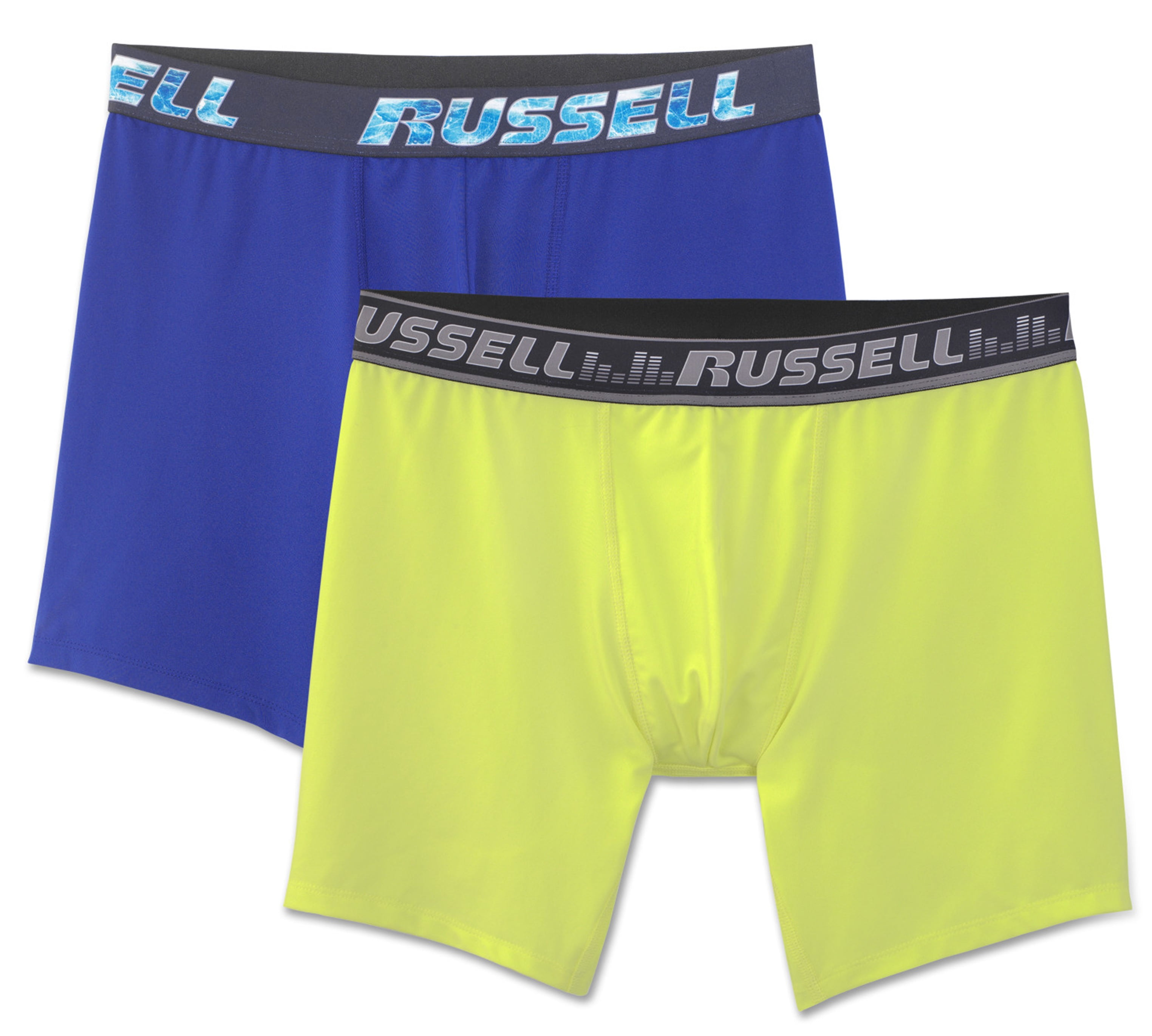 Russell Men's Cool Force Assorted Color Boxer Briefs, 2 Pack - Walmart.com