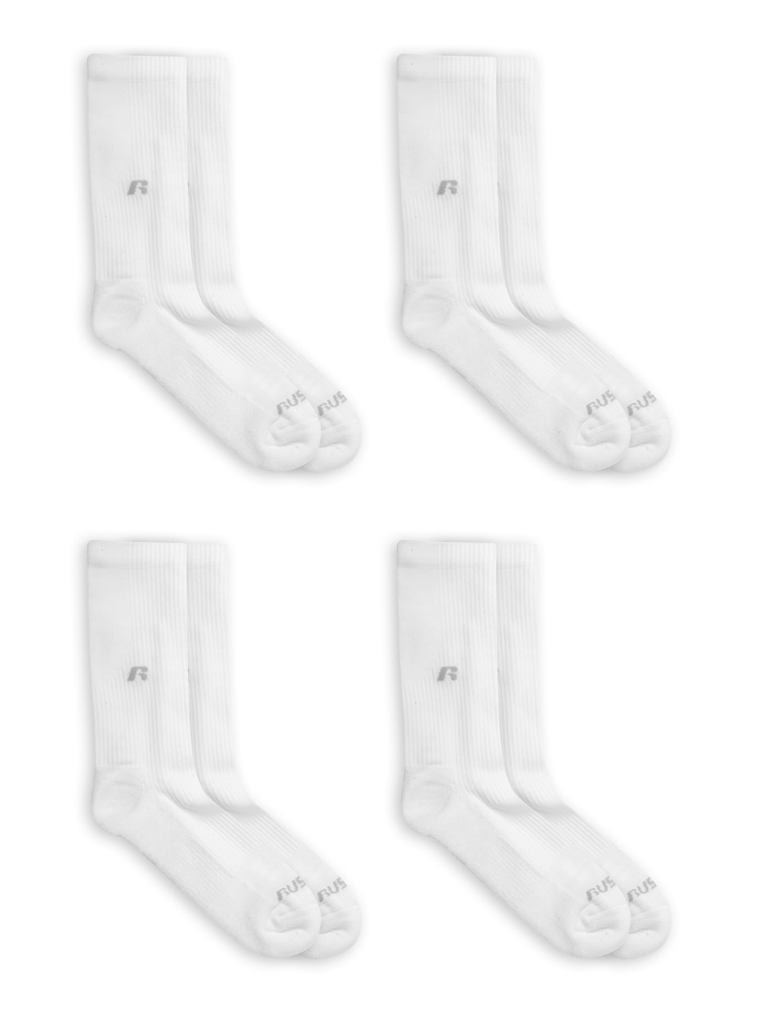 Russell men's Crew Socks - Odor Protection & Arch Support - Walmart.com