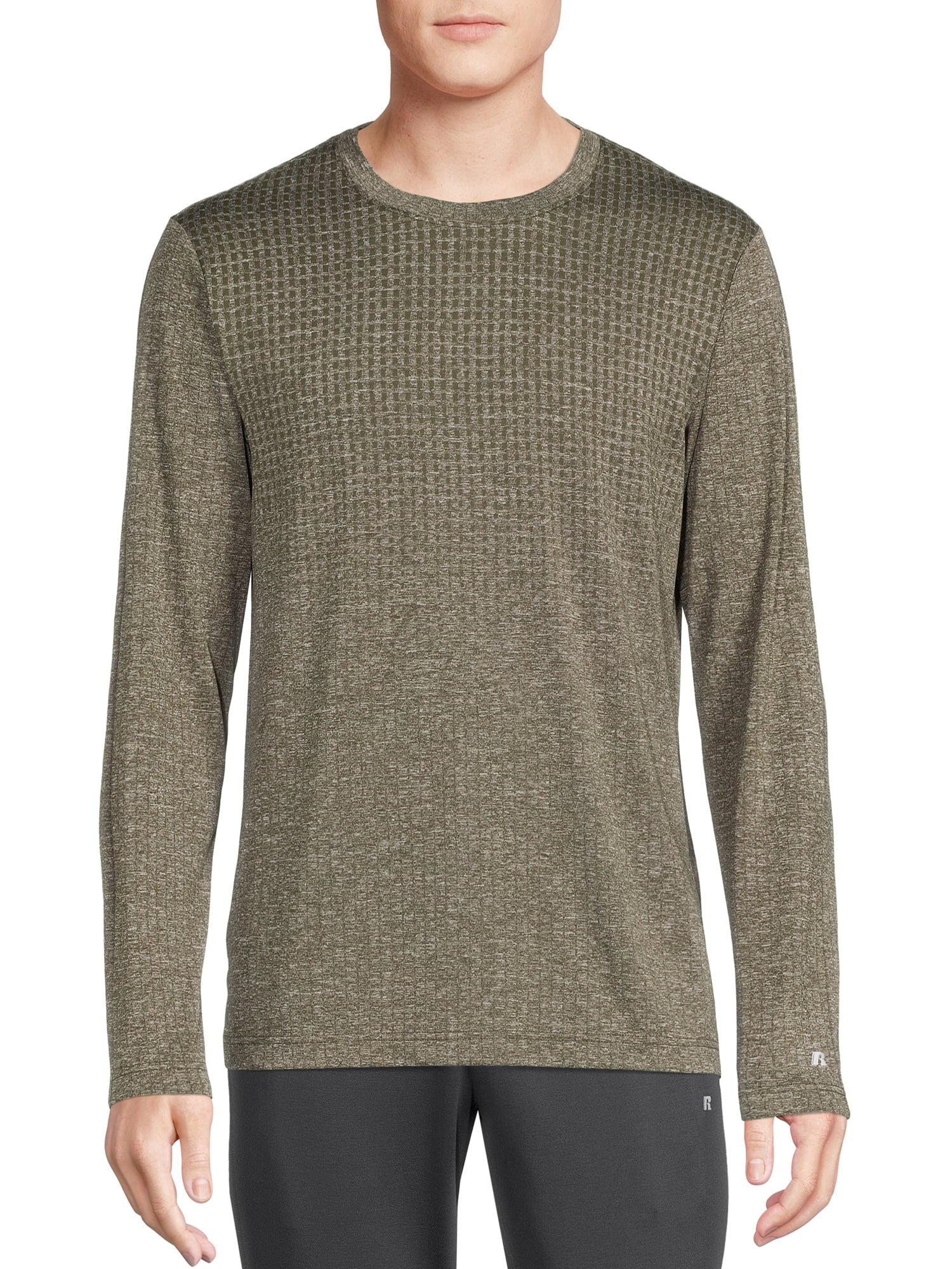 Russell Men's and Big Men's Active Engineered Jacquard T-Shirt with ...