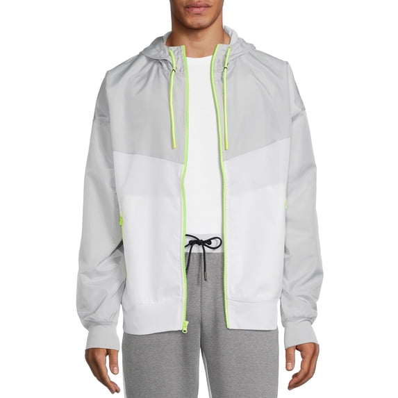 Russell Men's and Big Men's Active Full Zip Windbreaker Jacket, Sizes ...