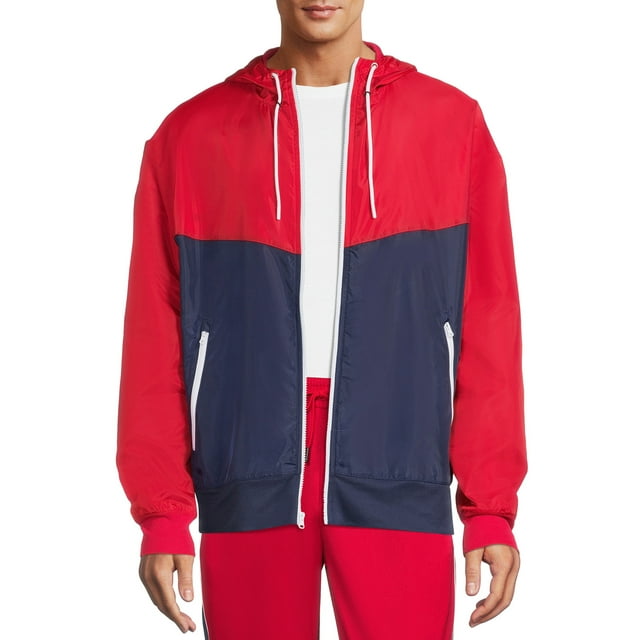 Russell Men's and Big Men's Active Full Zip Windbreaker Jacket, Sizes ...