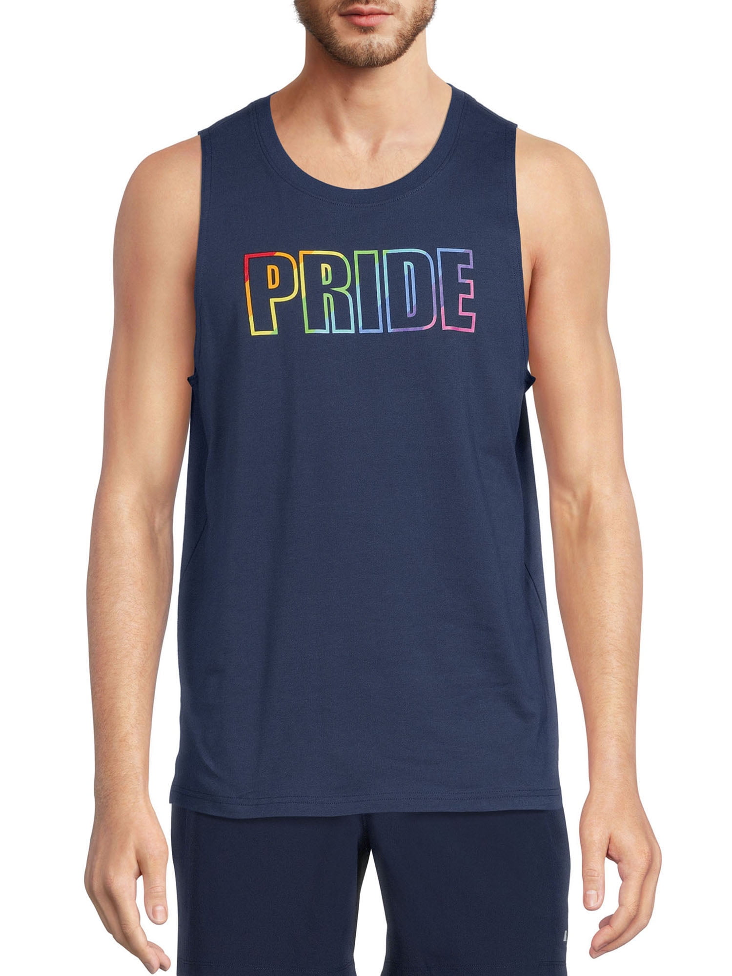 Russell Men's and Big Men's Active Pride Tank Top, up to Size 5XL ...