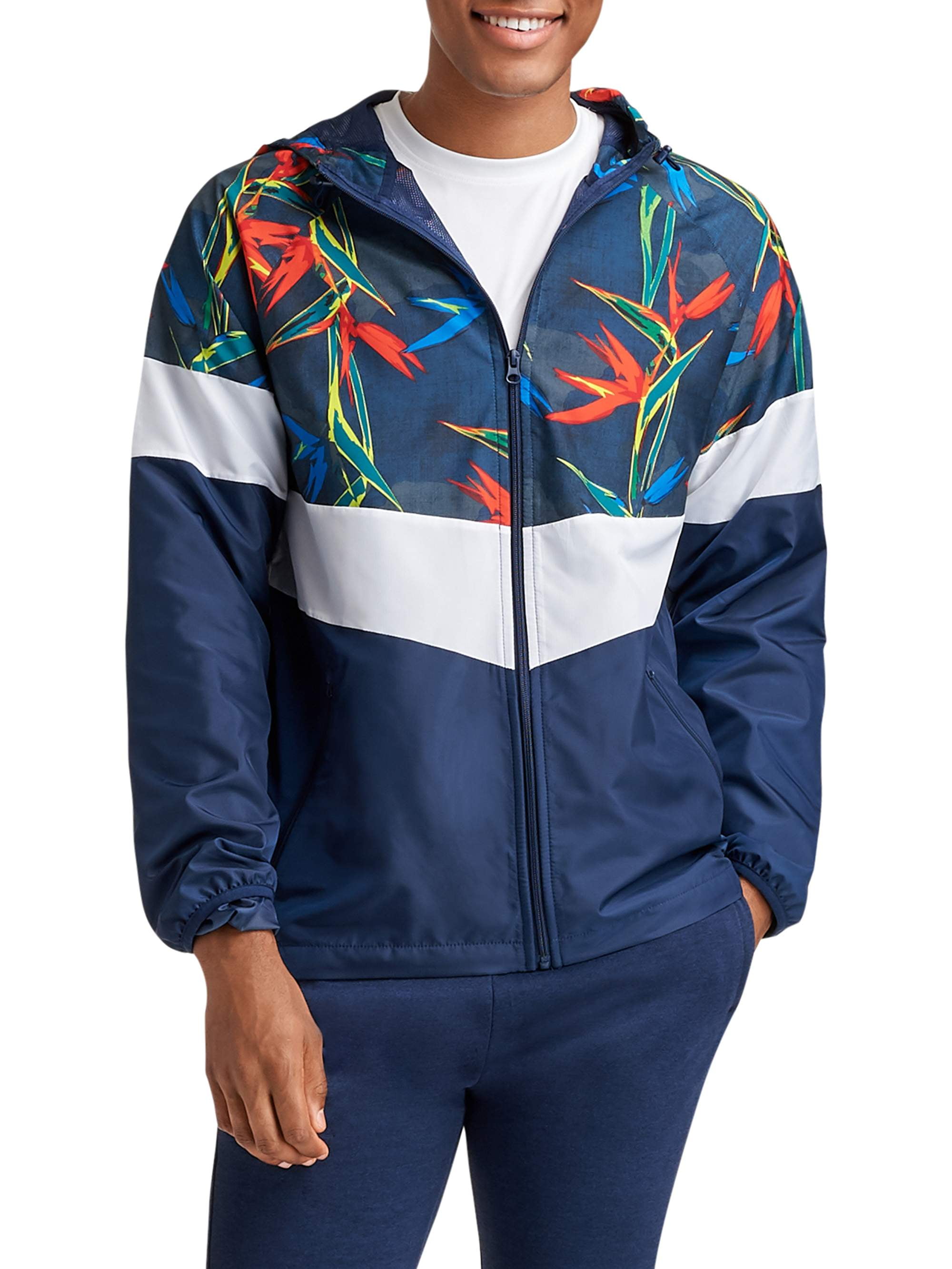 Russell Men's and Big Men's Full Zip Windbreaker, up to Size 5XL ...