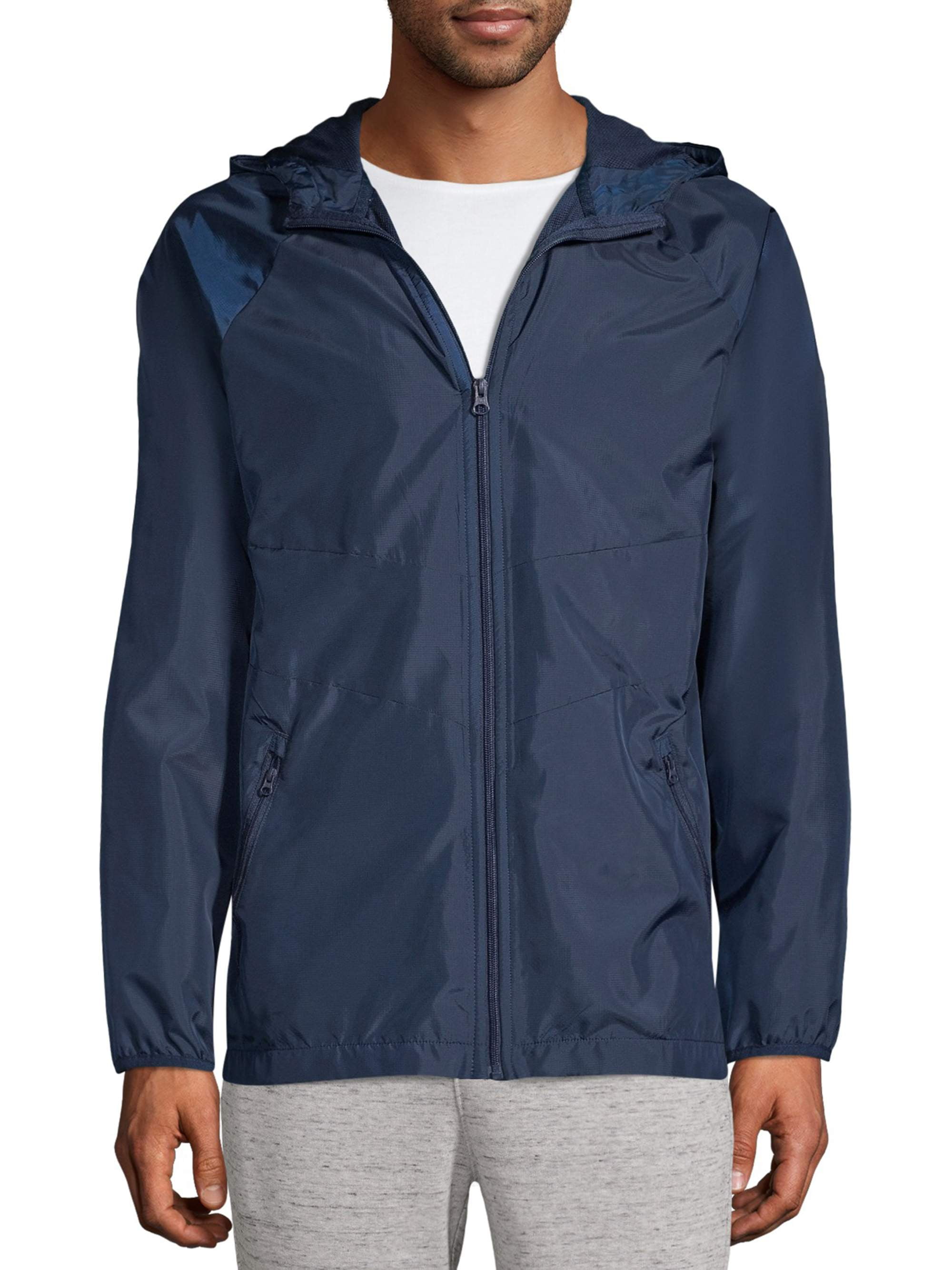 Russell Men's and Big Men's Full Zip Windbreaker, up to Size 5XL ...